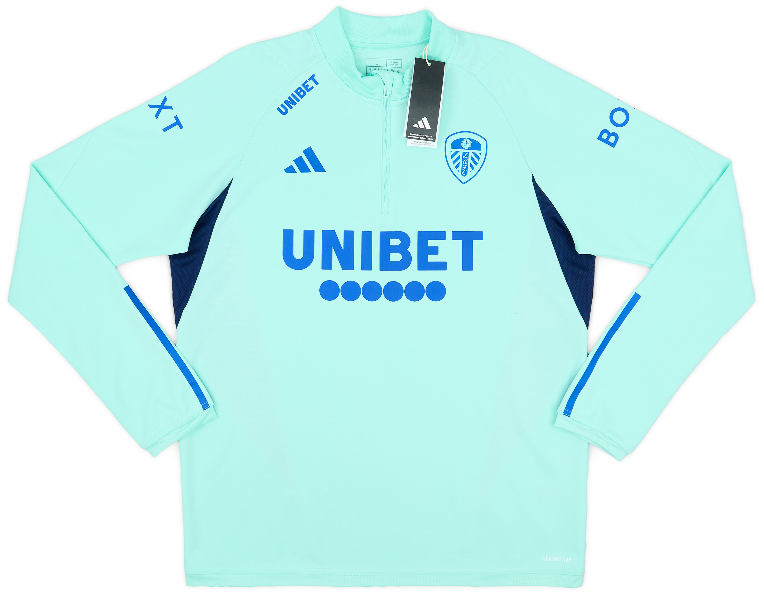 2023-24 Leeds United Player Issue 1/4 Zip Training Top