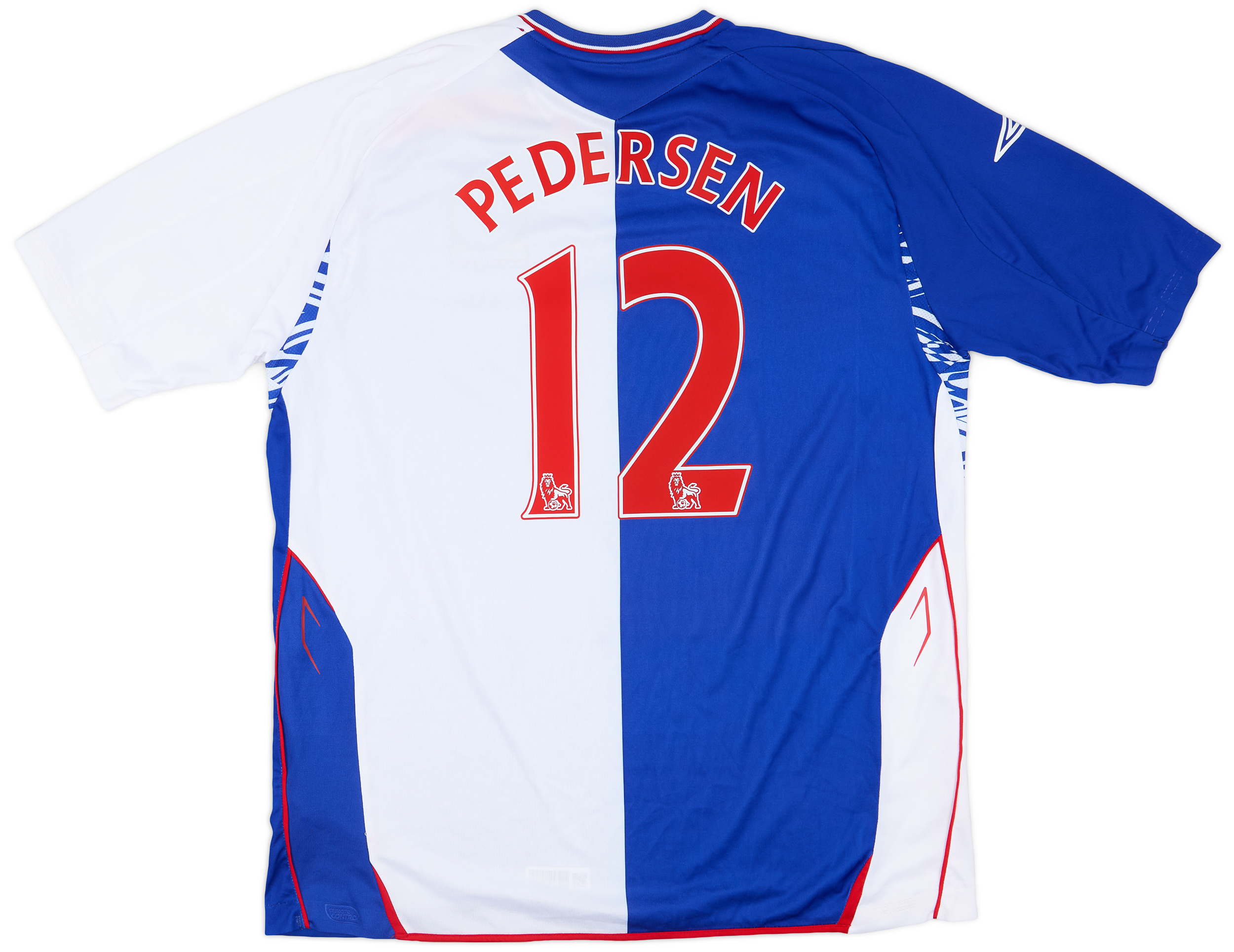 2007-08 Blackburn Home Shirt Pedersen #12 - 8/10 - (XL)