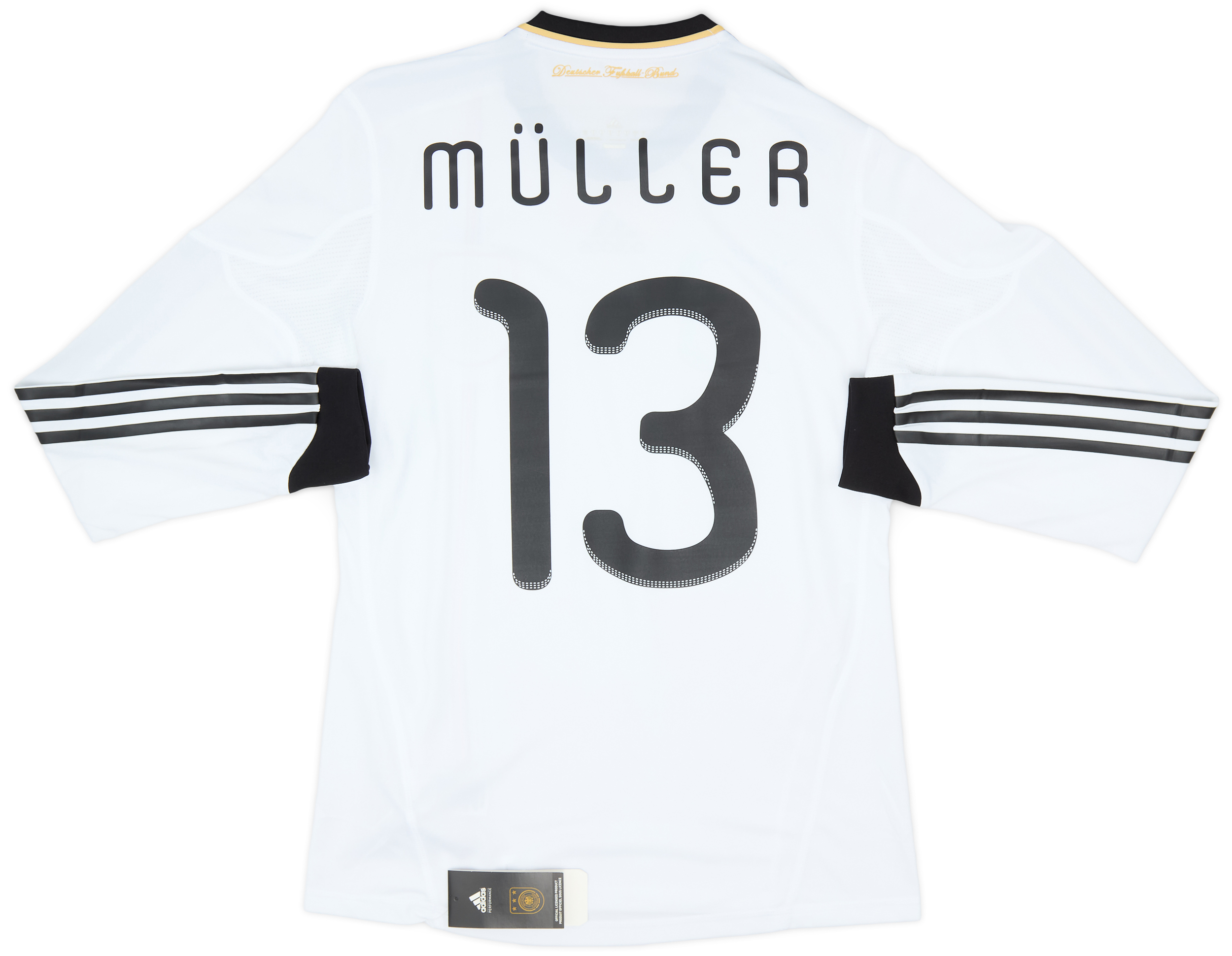 2010-11 Germany Player Issue Home Shirt Muller #13 (M)