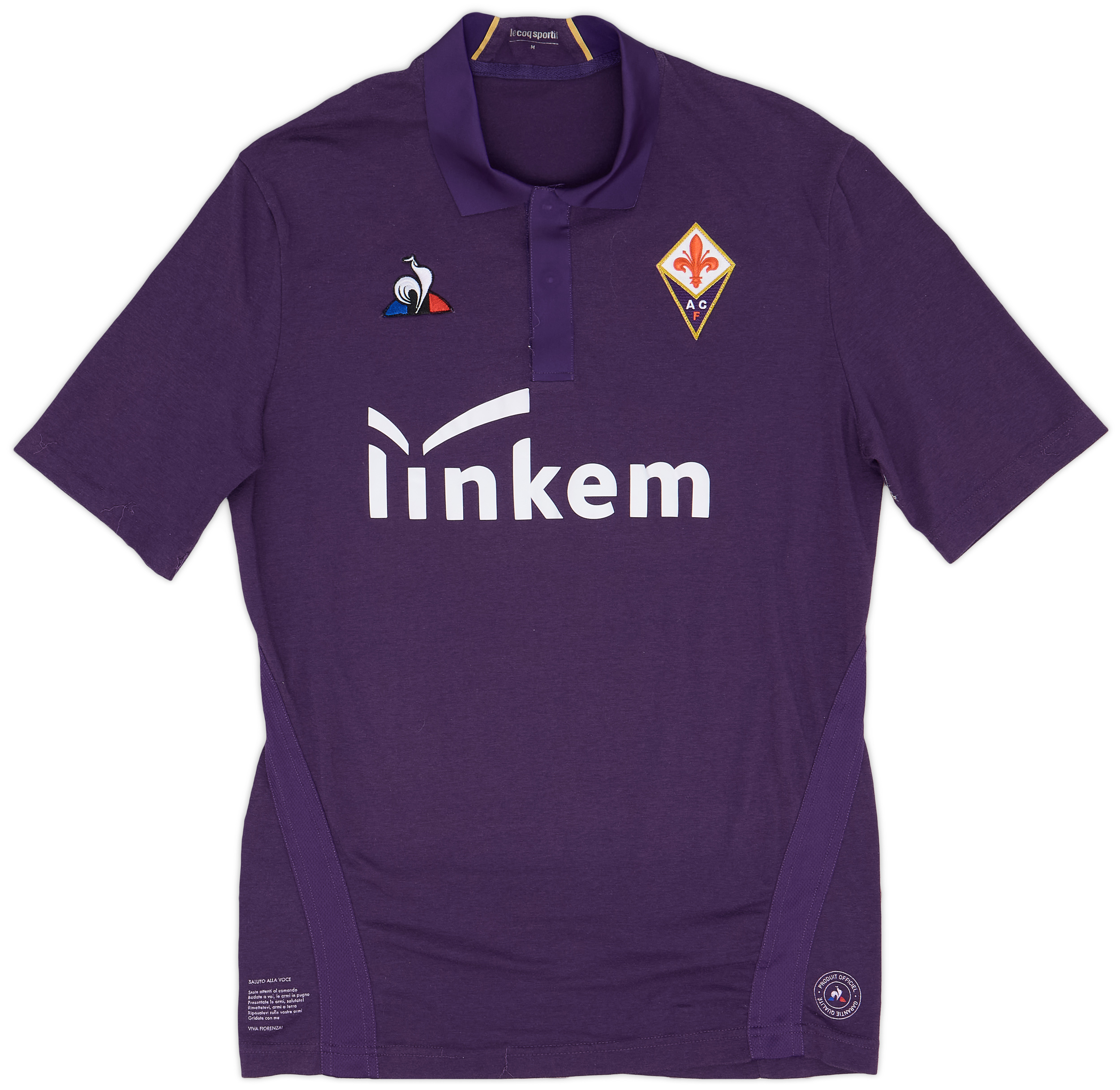 2018-19 Fiorentina Player Issue Home Shirt #17 - 8/10 - (M)
