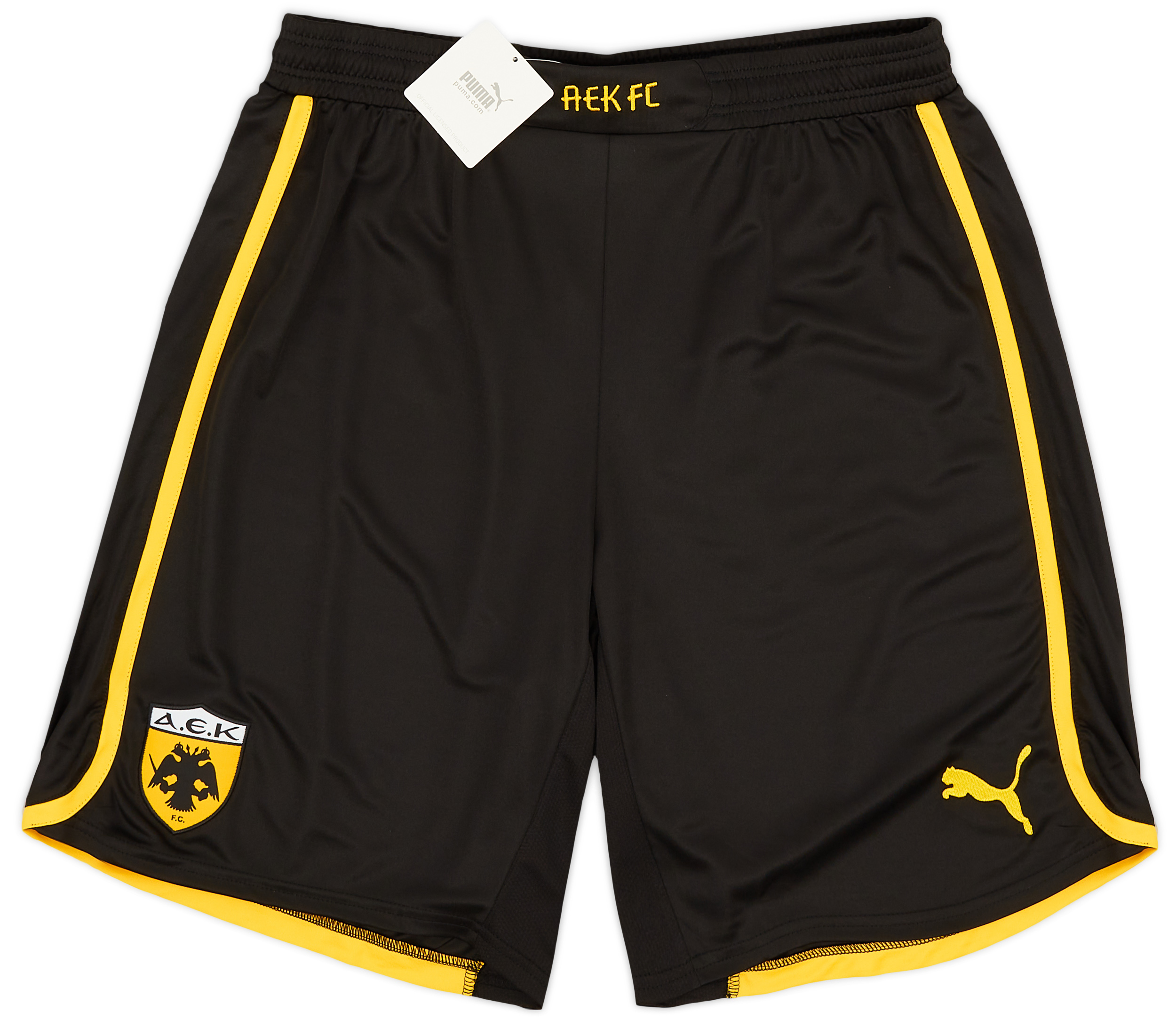 2012-13 AEK Athens Home Shorts (L)