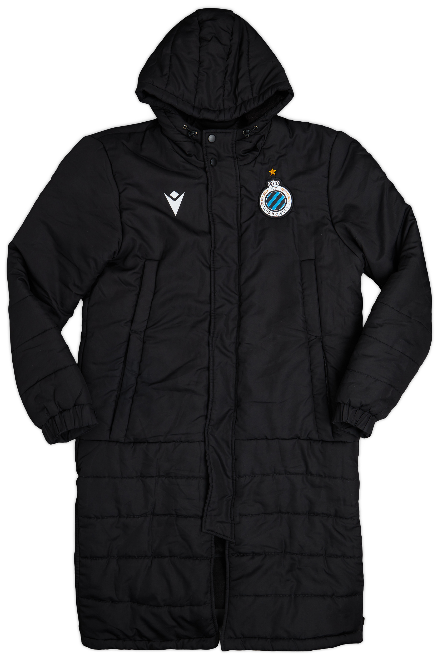 2019-20 Club Brugge Macron Padded Bench Coat - 4/10 - (M)
