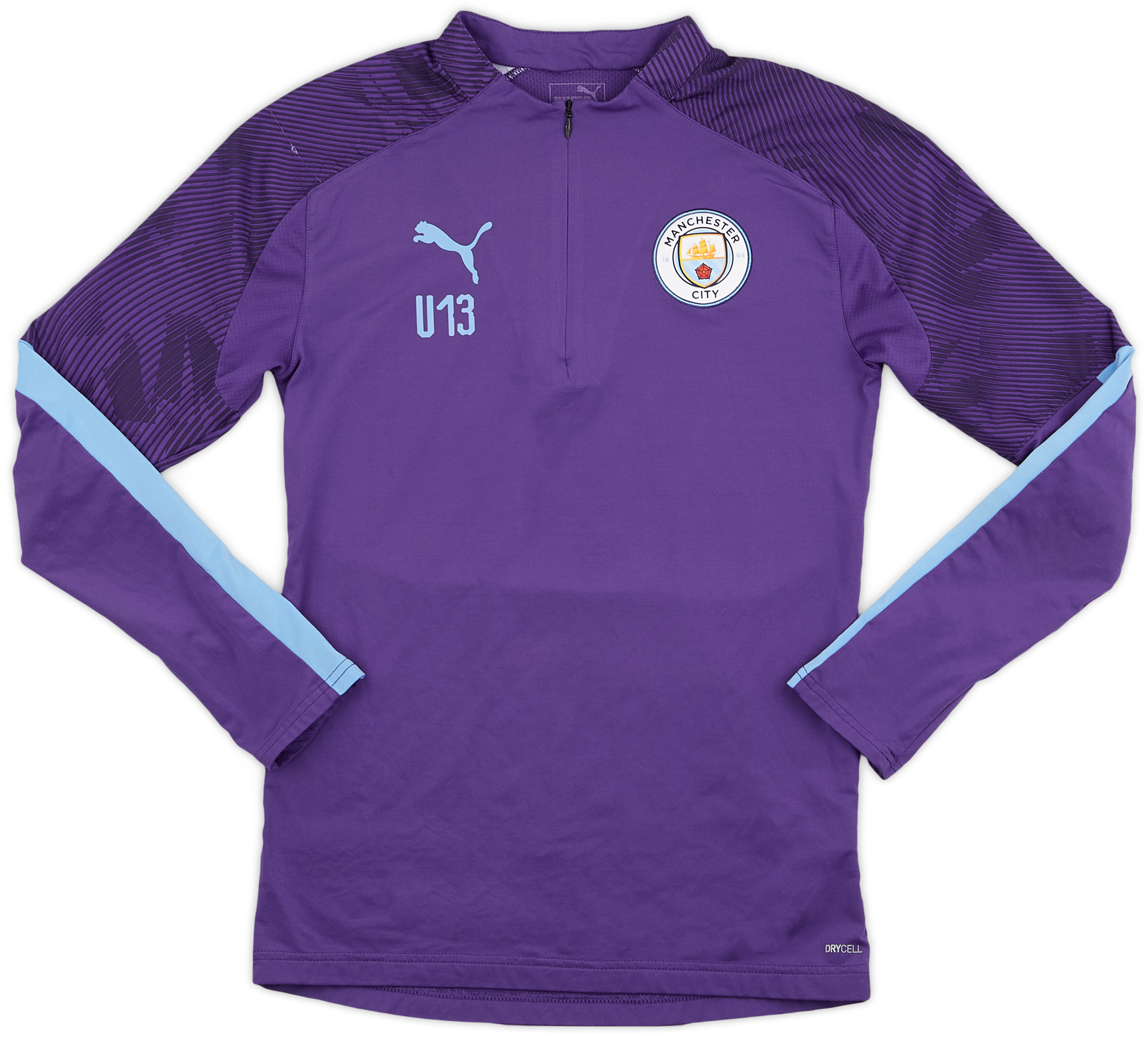 2019-20 Manchester City Youth Player Issue 1/4 Zip Track Jacket - 7/10 ...