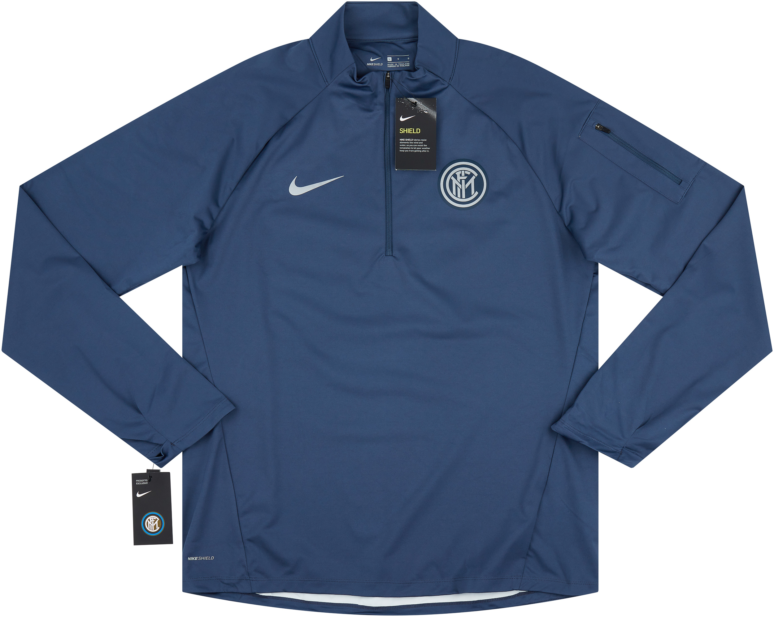 2018-19 Inter Milan Nike 1/4 Zip Training Top