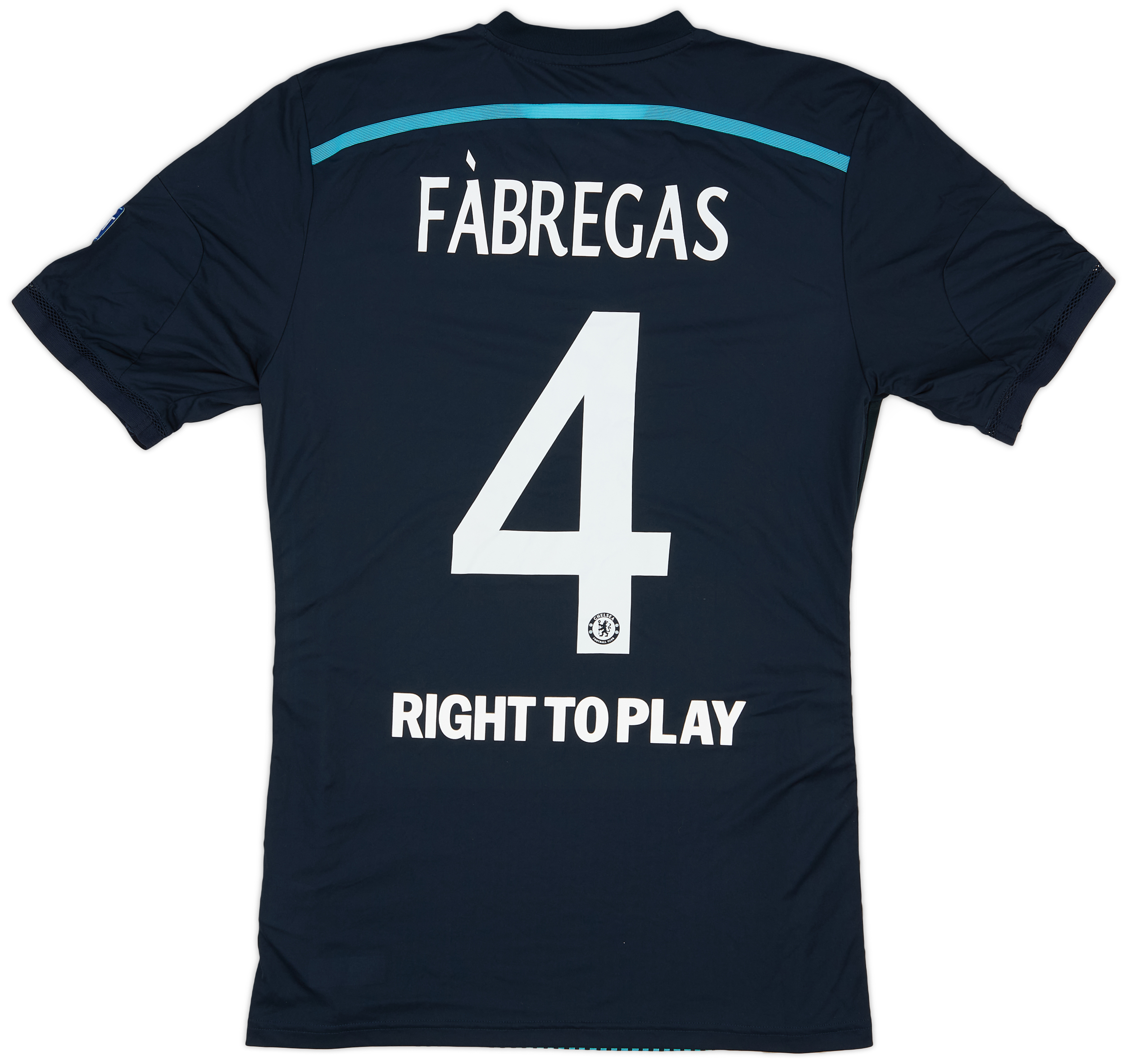 2014-15 Chelsea Player Issue Champions League Third Shirt Fabregas #4