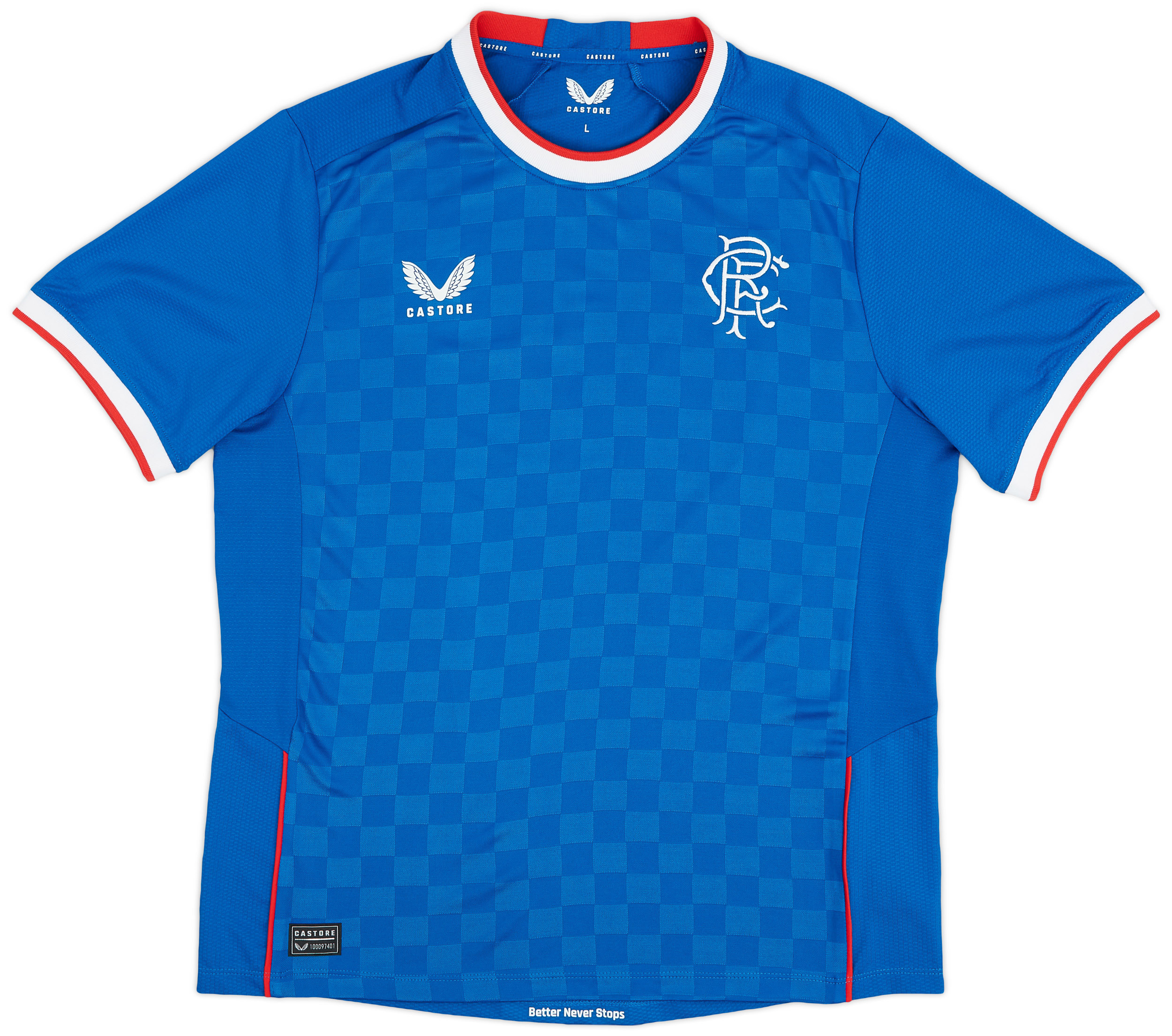2022-23 Rangers Authentic Home Shirt - As New