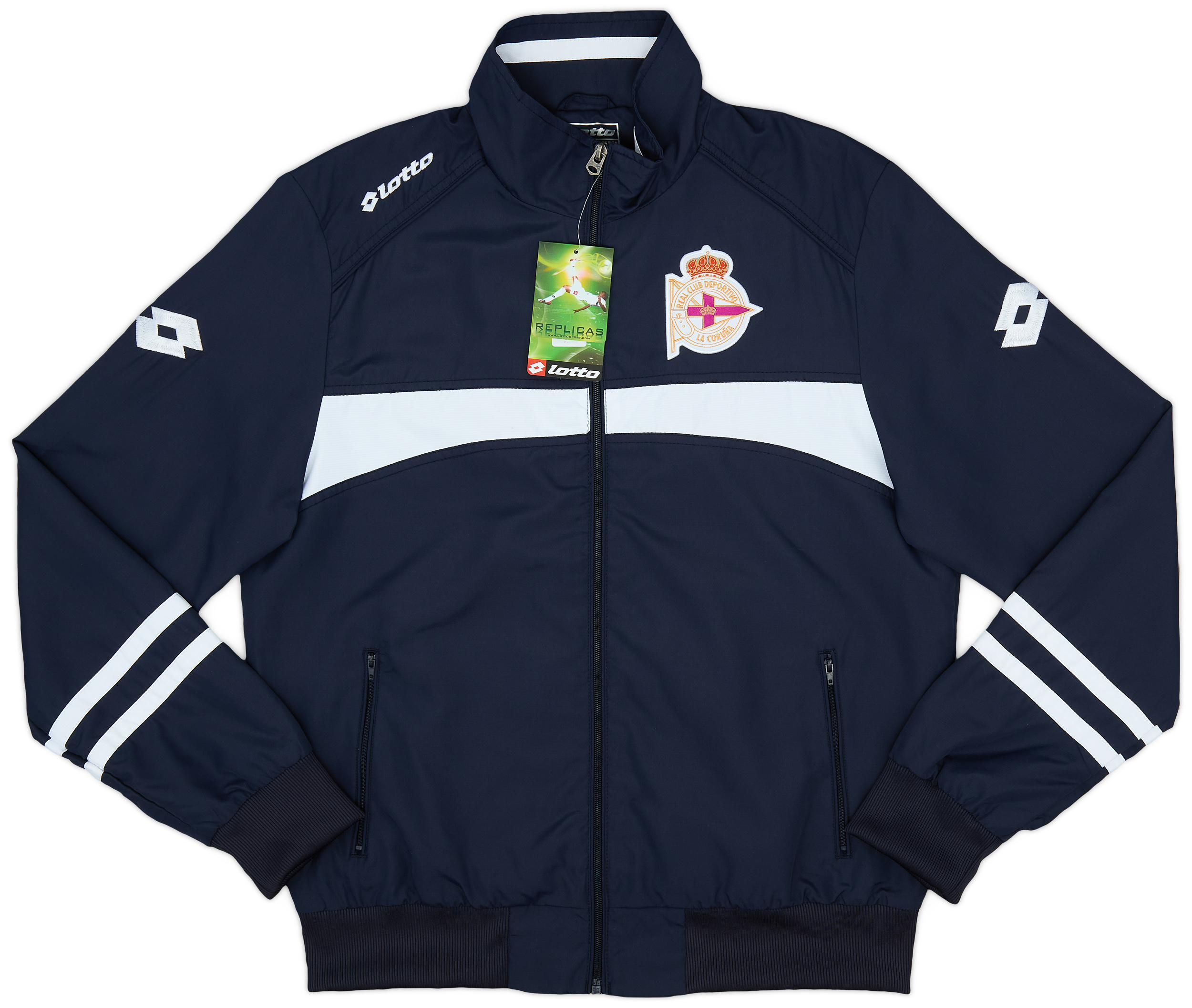 2012-13 Deportivo Lotto Track Jacket (M)