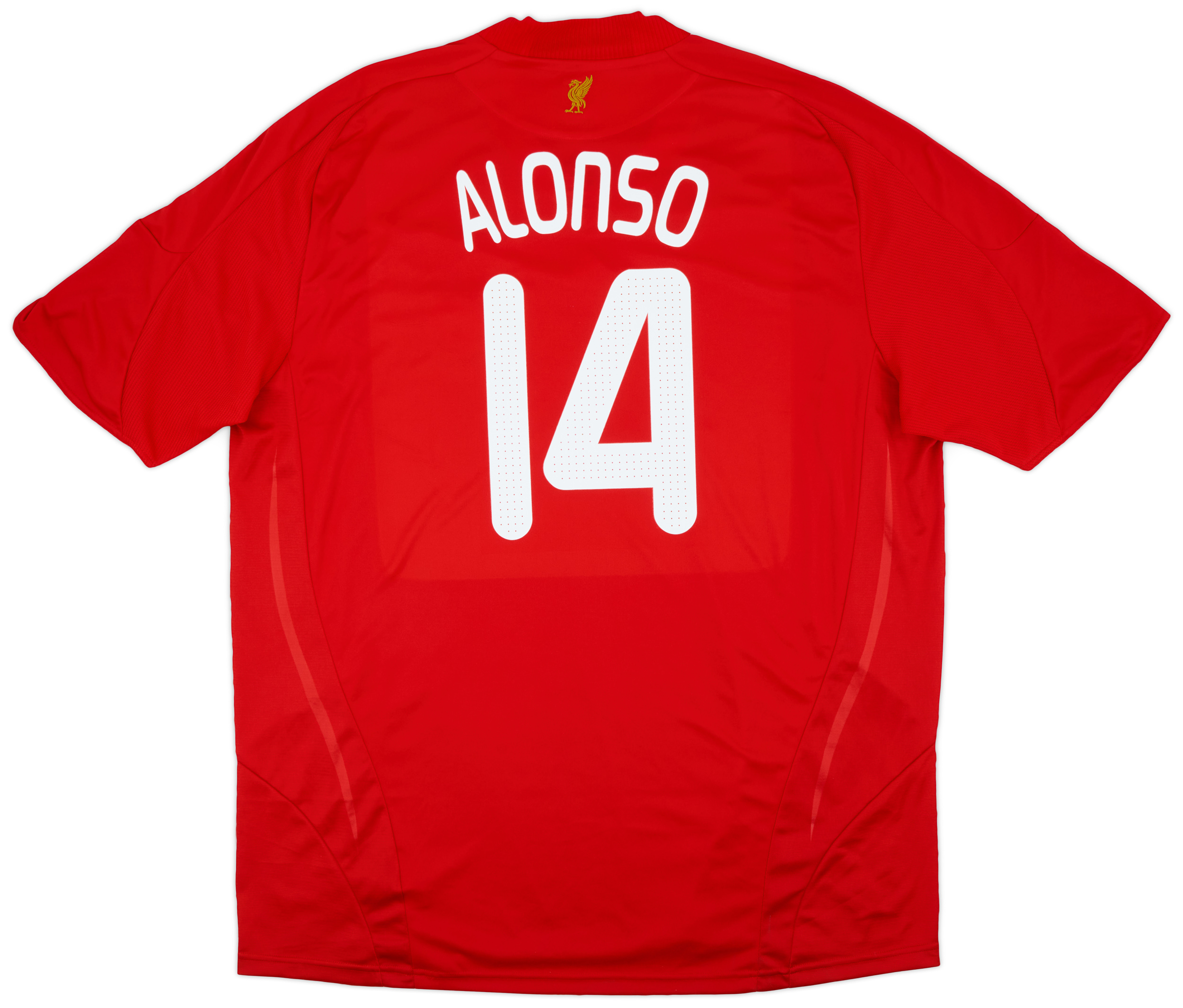 2008-10 Liverpool Home Shirt Alonso #14 - 8/10 - (3XL)