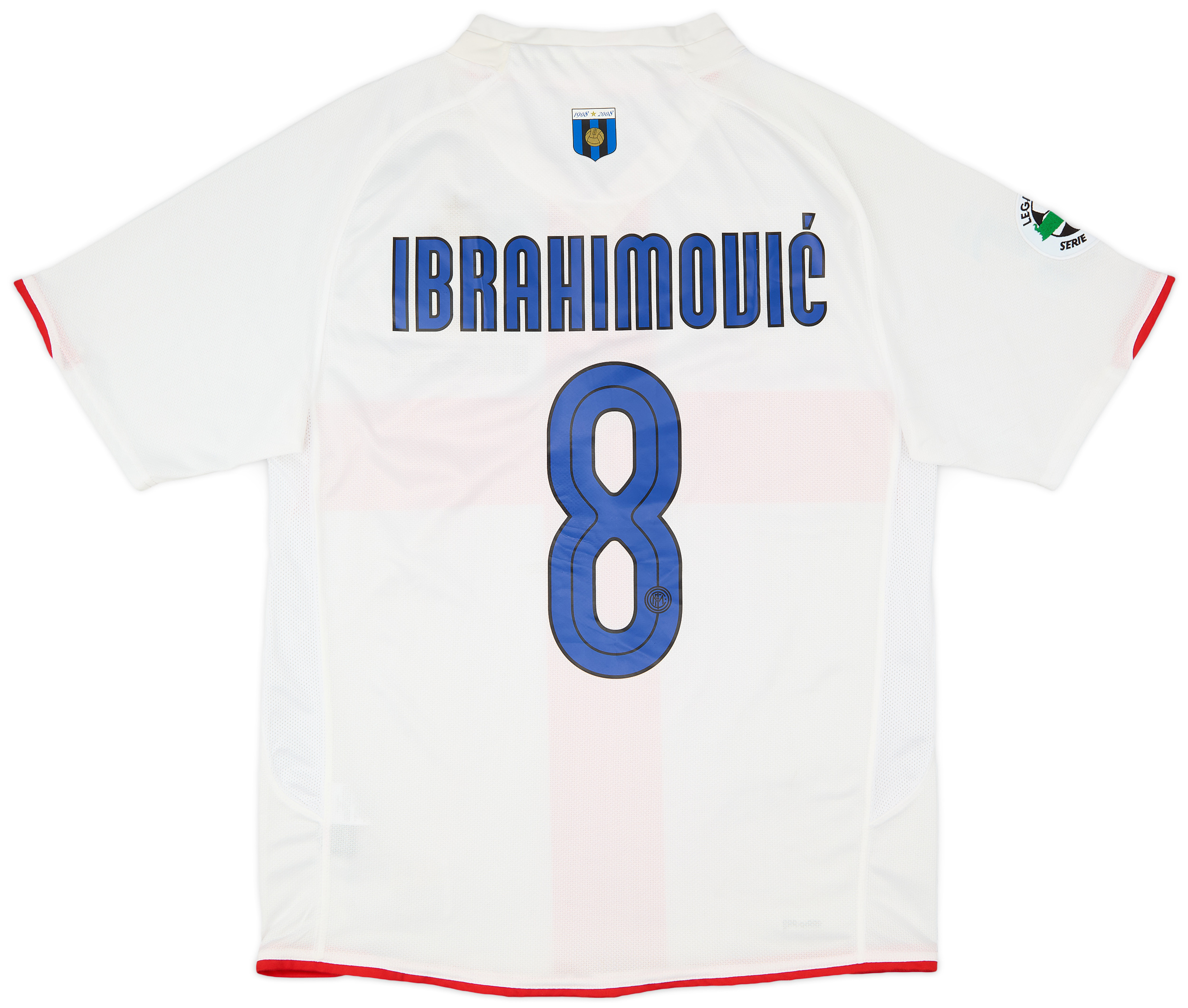 2007-08 Inter Milan Centenary Away Shirt Ibrahimovic #8 - 5/10 - (M)