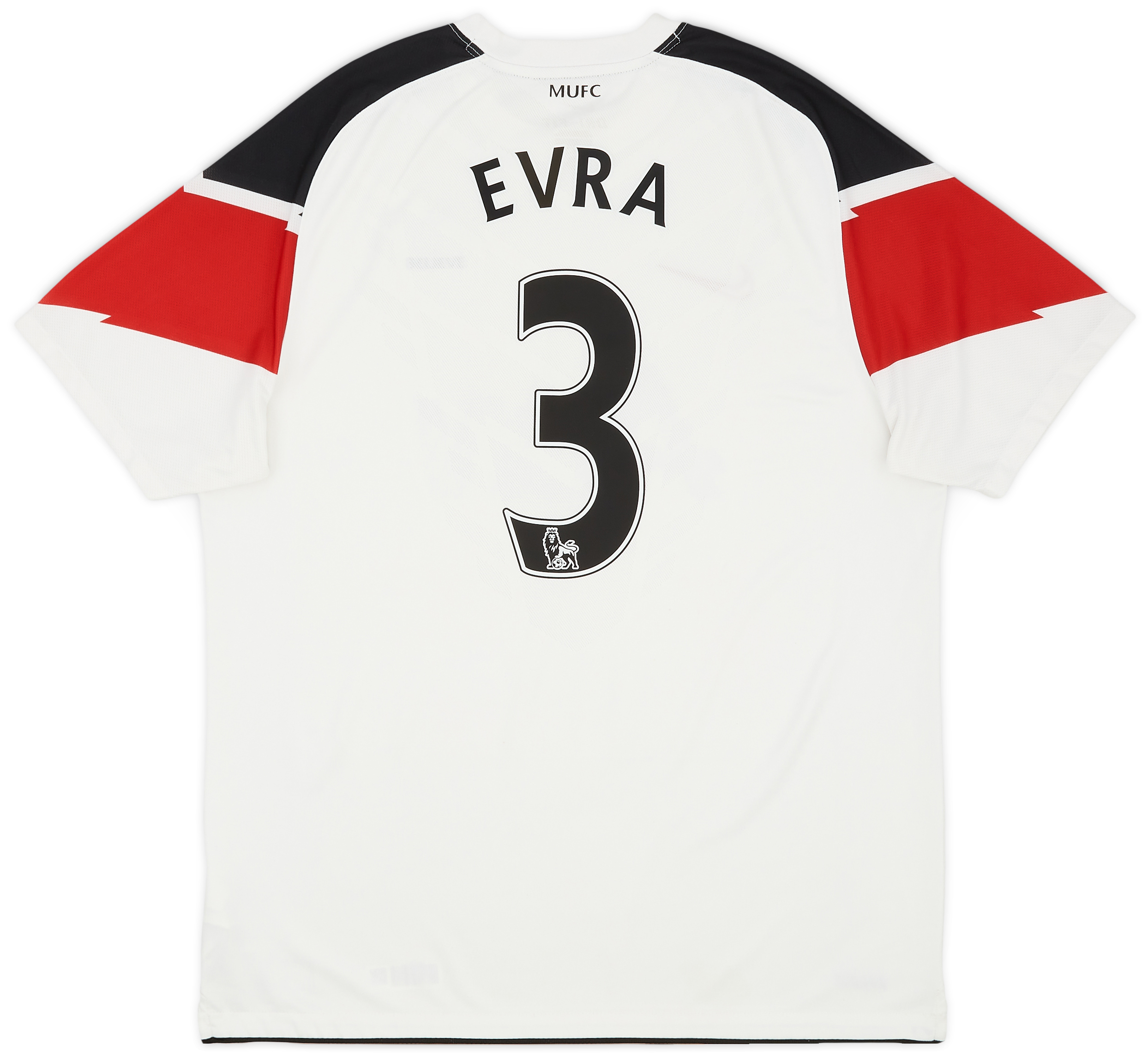 2010-12 Manchester United Away Shirt Evra #3 - 8/10 - (L)