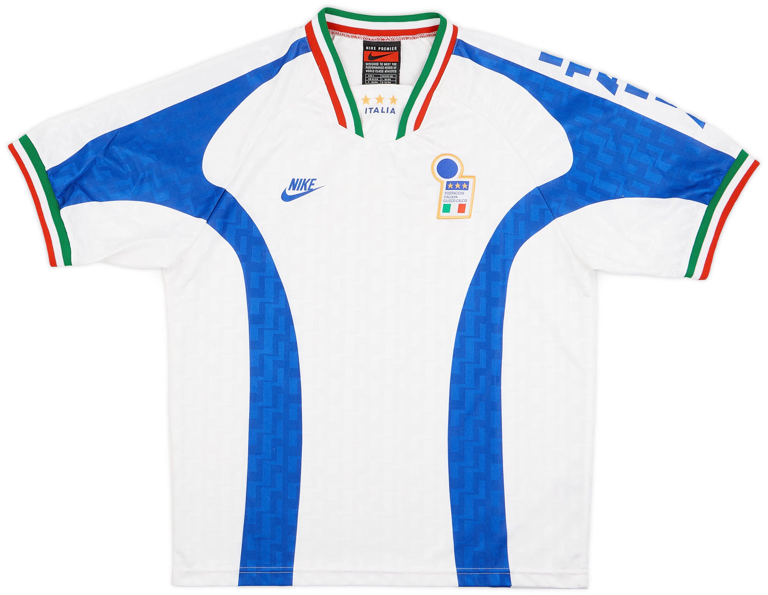 1995-96 Italy Nike Training Shirt - 9/10 - (L)