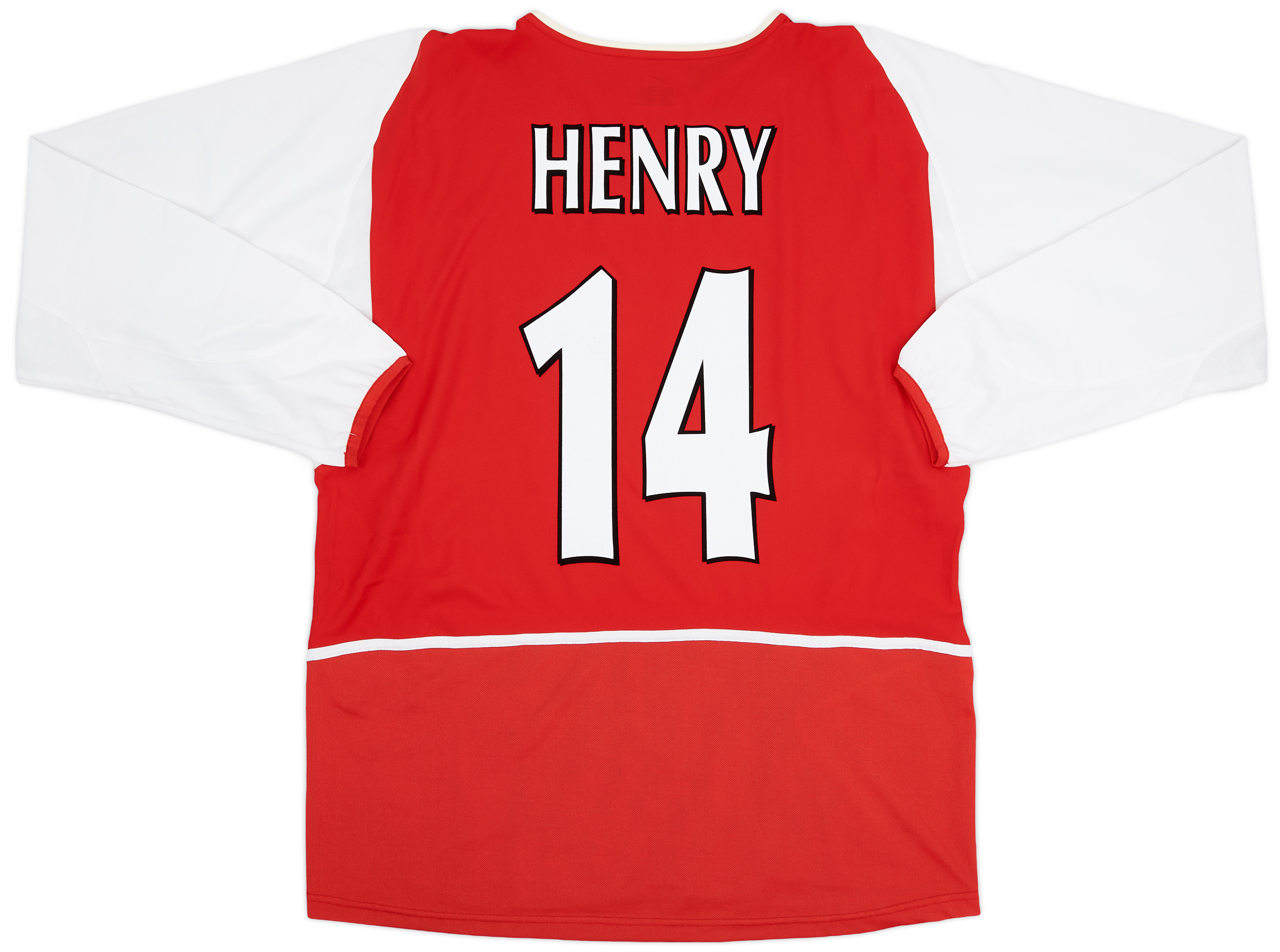 2002-04 Arsenal Home L/S Shirt Henry #14 - 8/10 - (L)