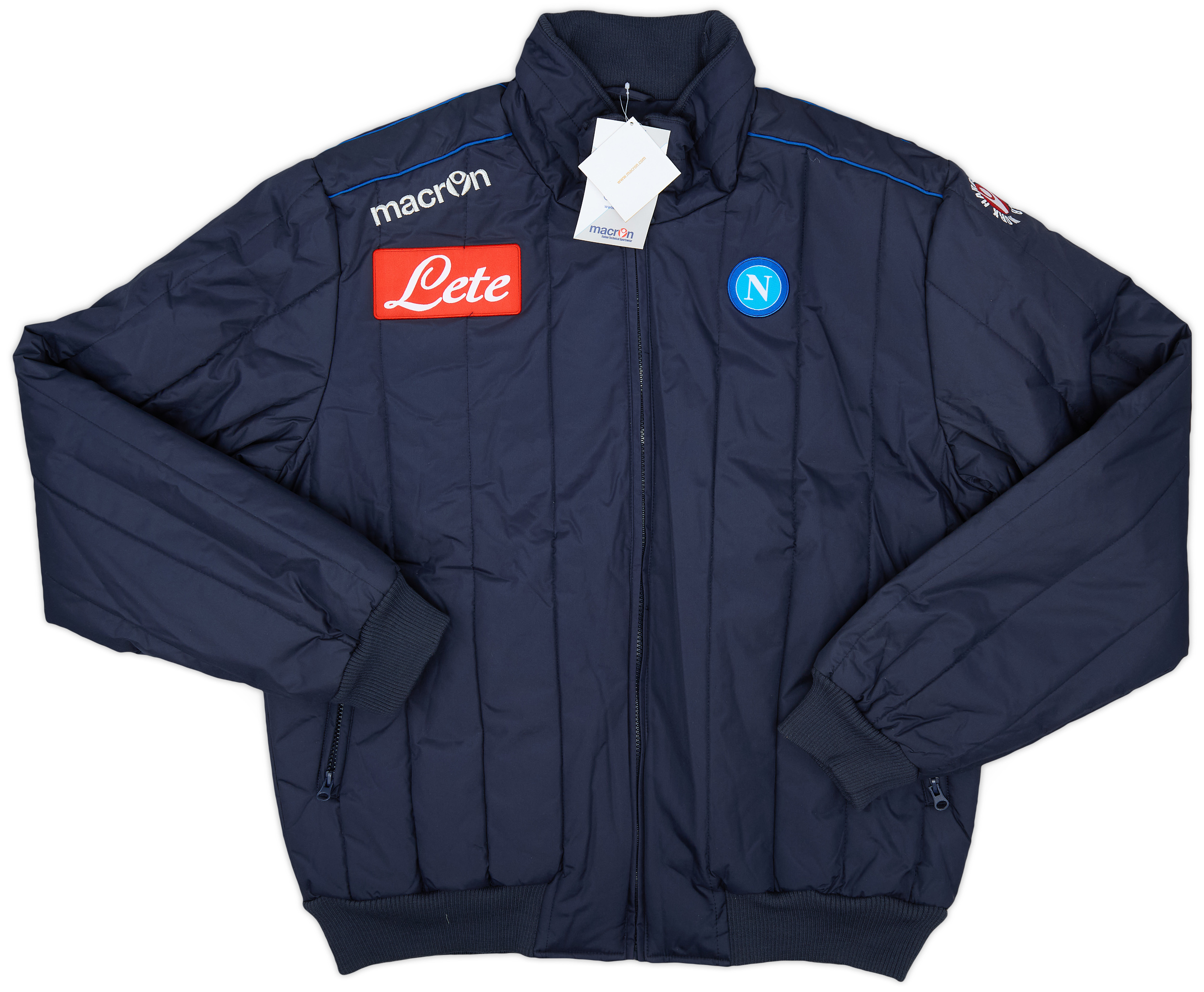 2009-10 Napoli Macron Padded Bench Coat (XXL)