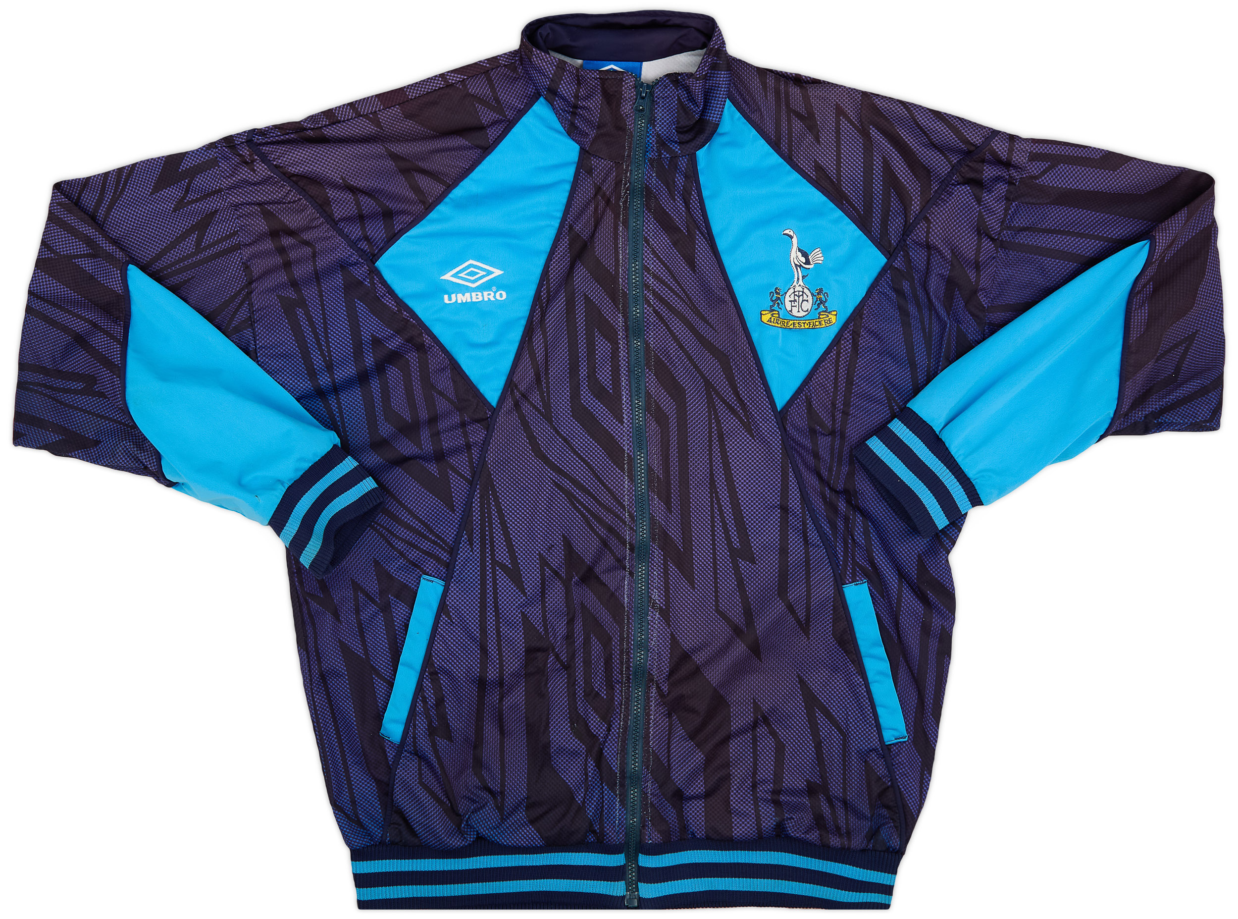 1992-93 Tottenham Umbro Track Jacket - 6/10 - (M)