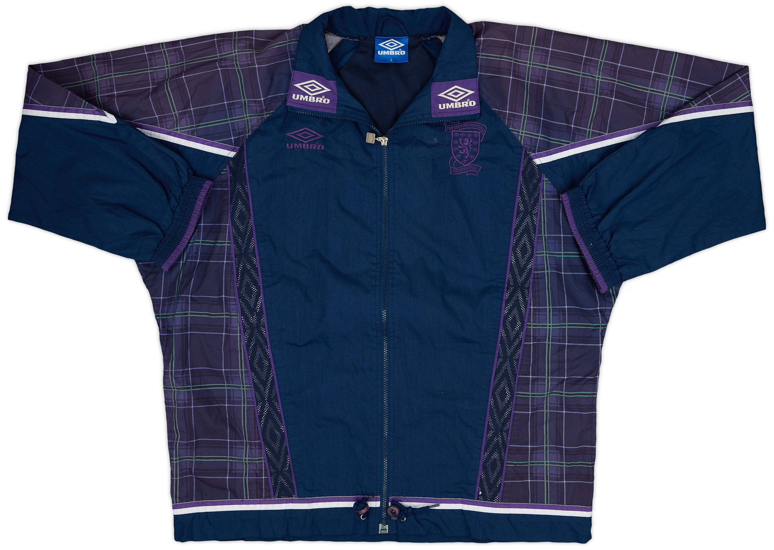 1994-96 Scotland Umbro Track Jacket - 8/10 - (L)
