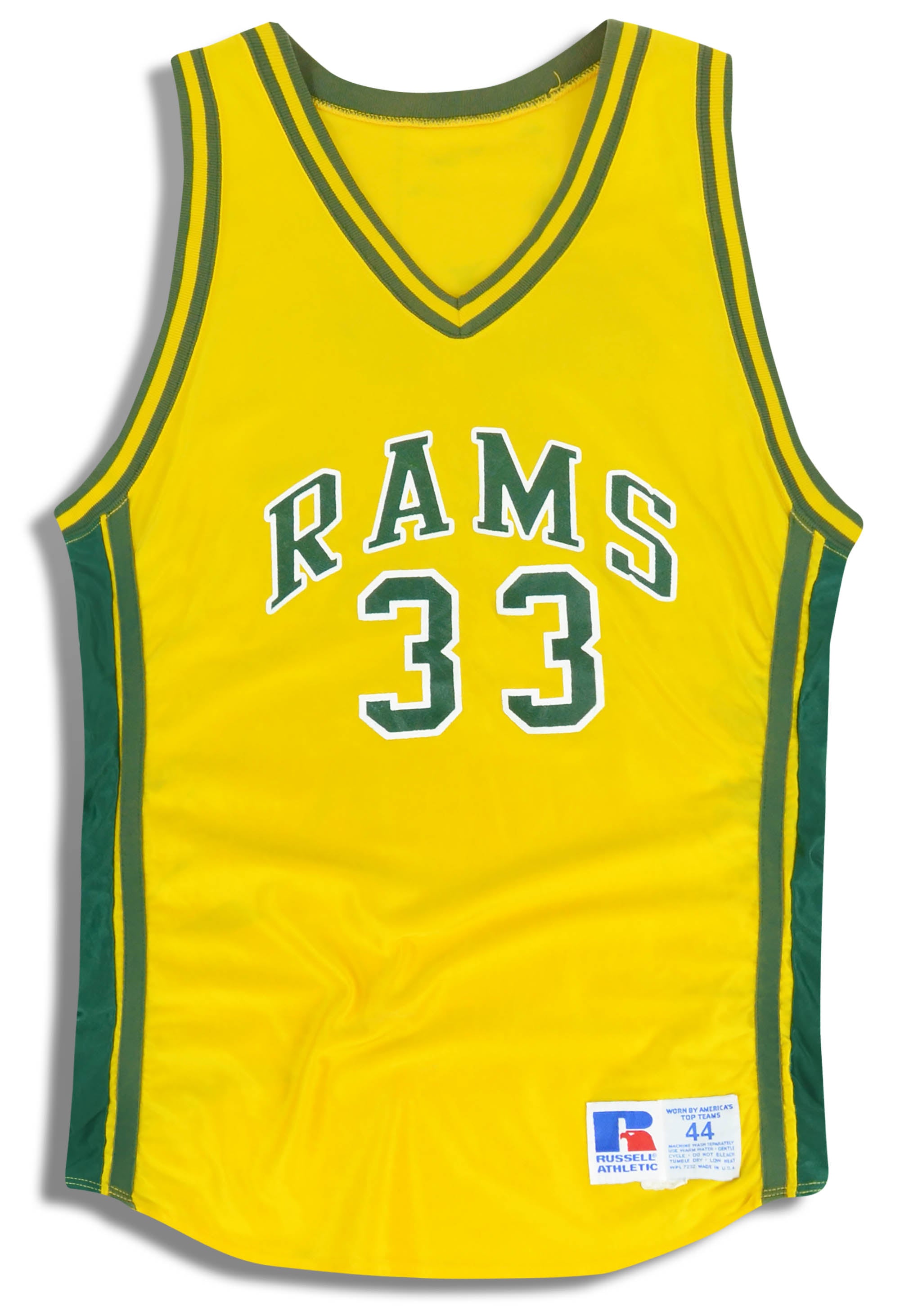 1990s LCI Rams #33 Russell Athletic Jersey (Home) L