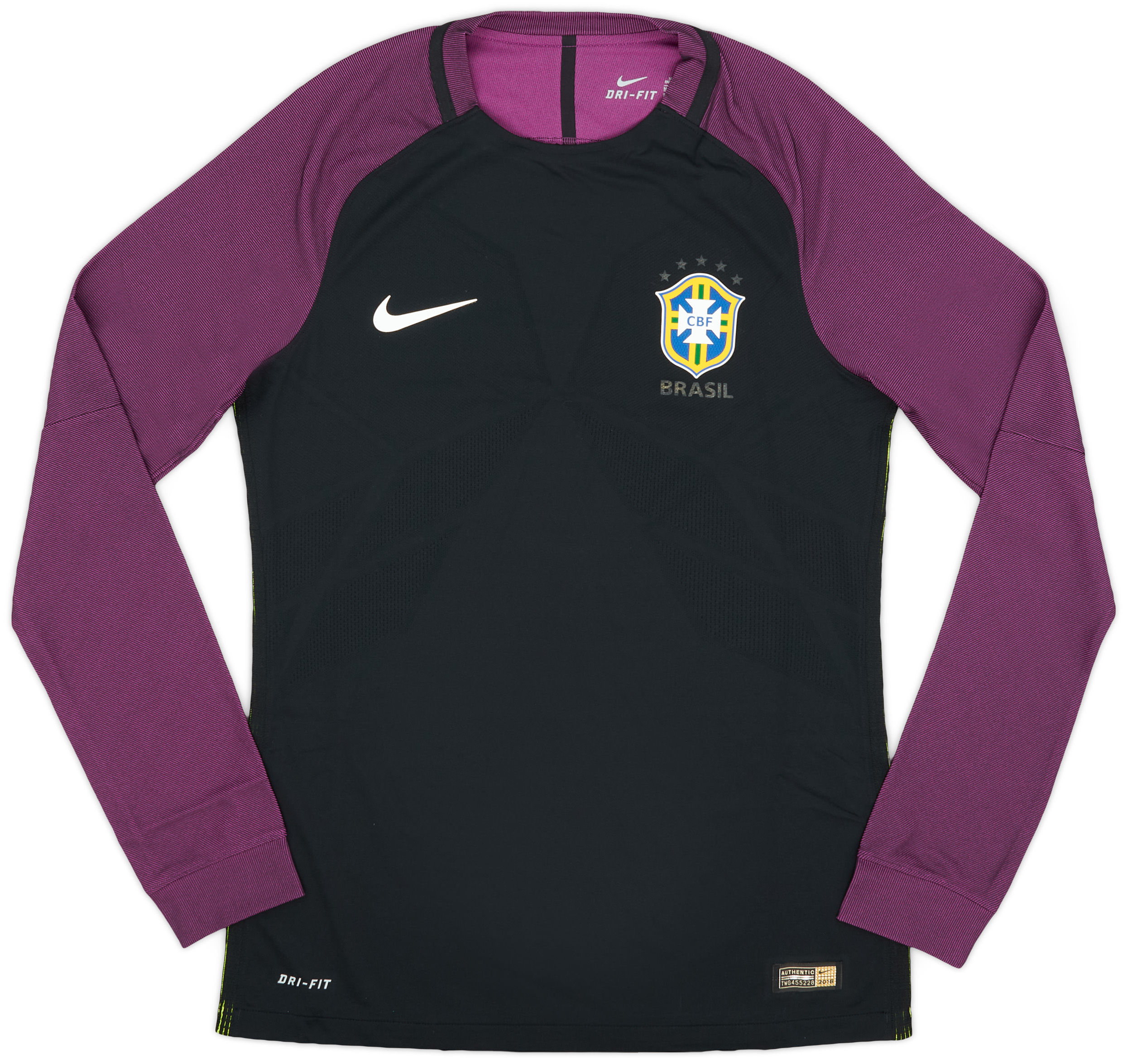 2016-17 Brazil Authentic GK Shirt - 3/10 - (M)