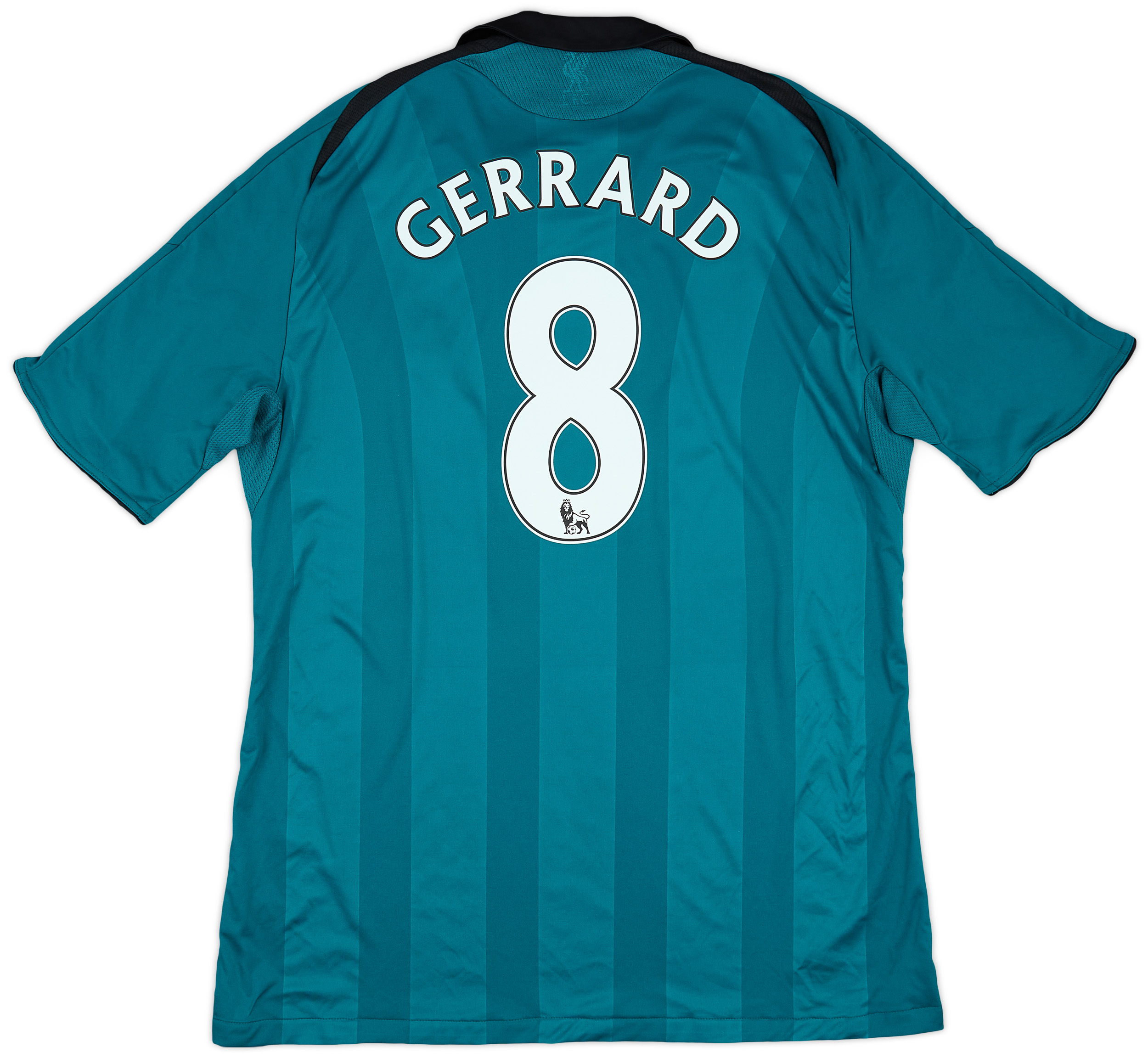 2008-09 Liverpool Third Shirt Gerrard #8 - 7/10 - (L)