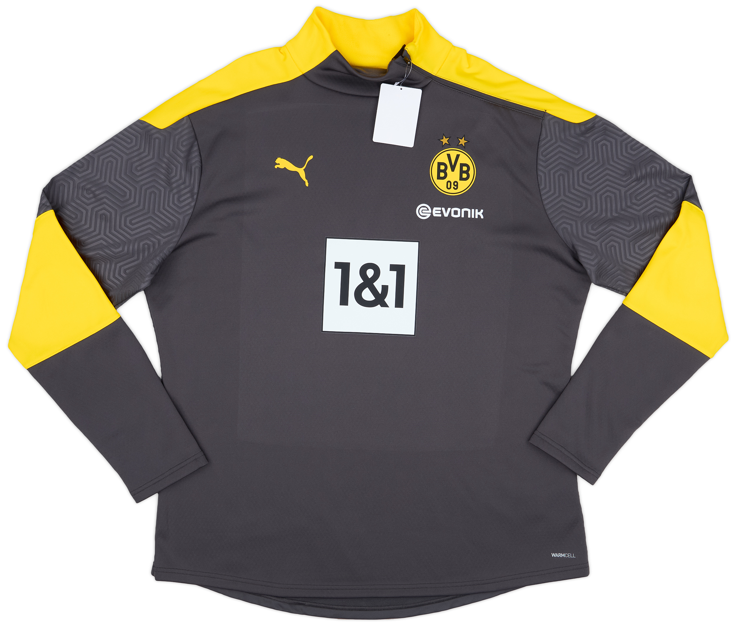 2020-21 Borussia Dortmund 1/4 Zip Training Fleece Top (XXL)