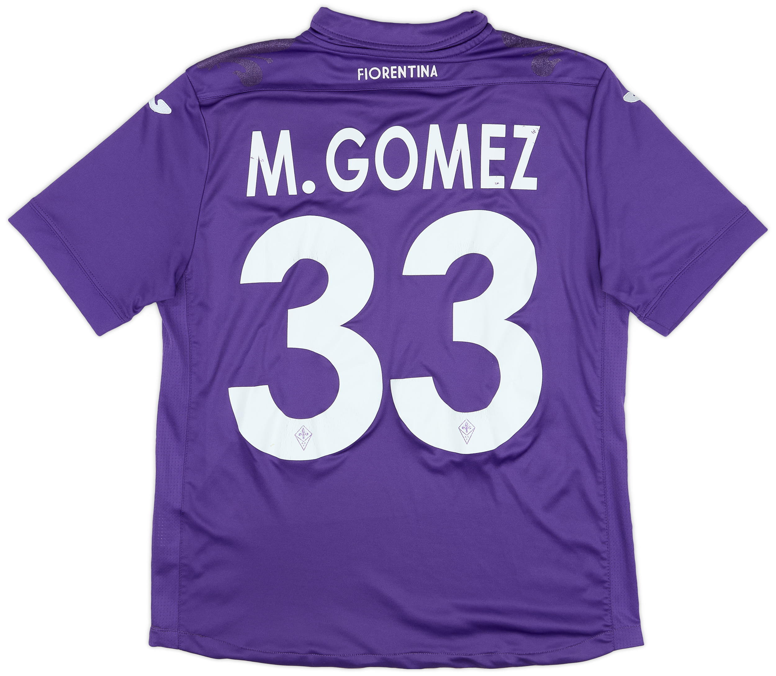 2013-14 Fiorentina Home Shirt M. Gomez #33 - 5/10 - (L.Boys)