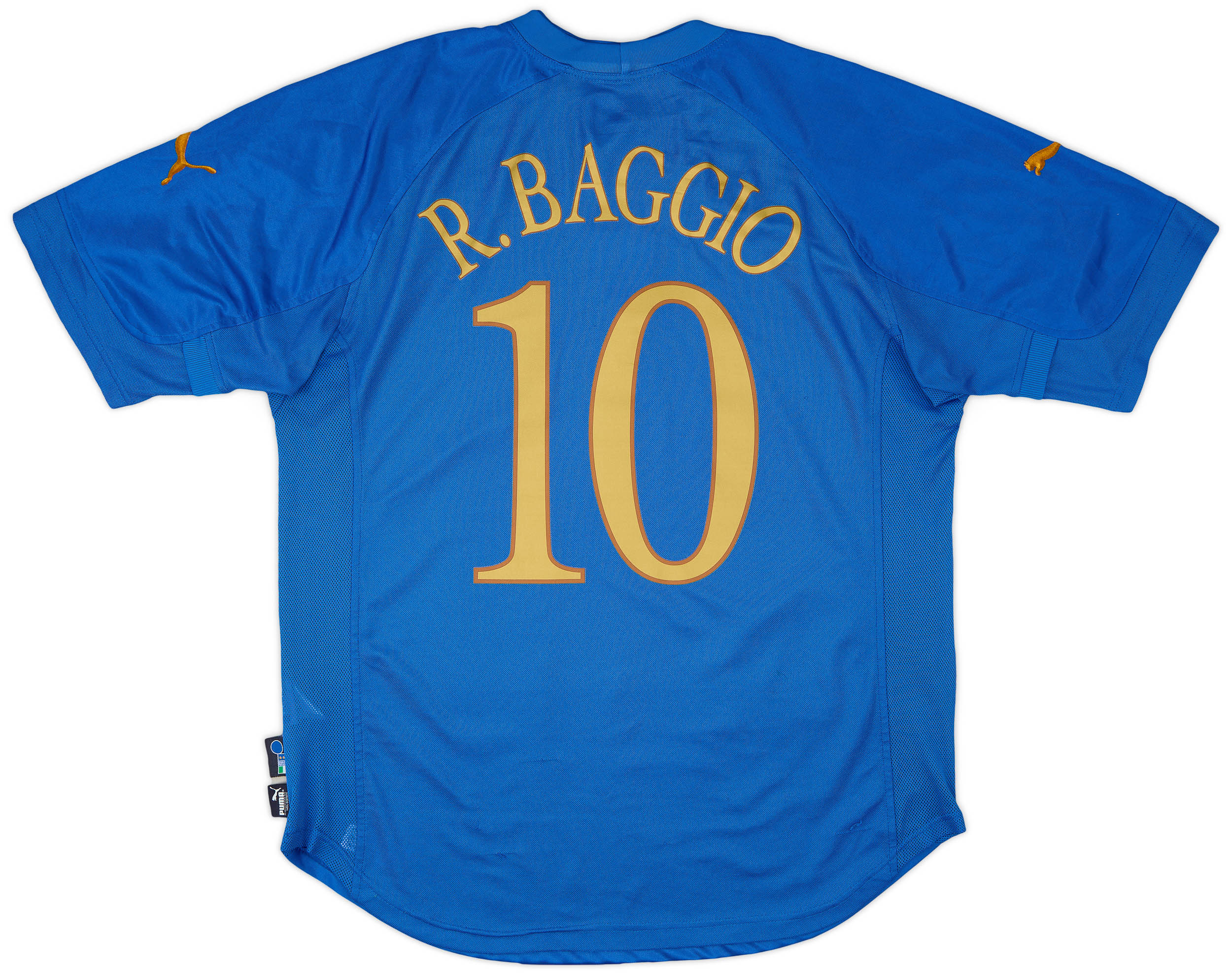 2004-06 Italy Home Shirt Baggio #10 - 7/10 - (L)