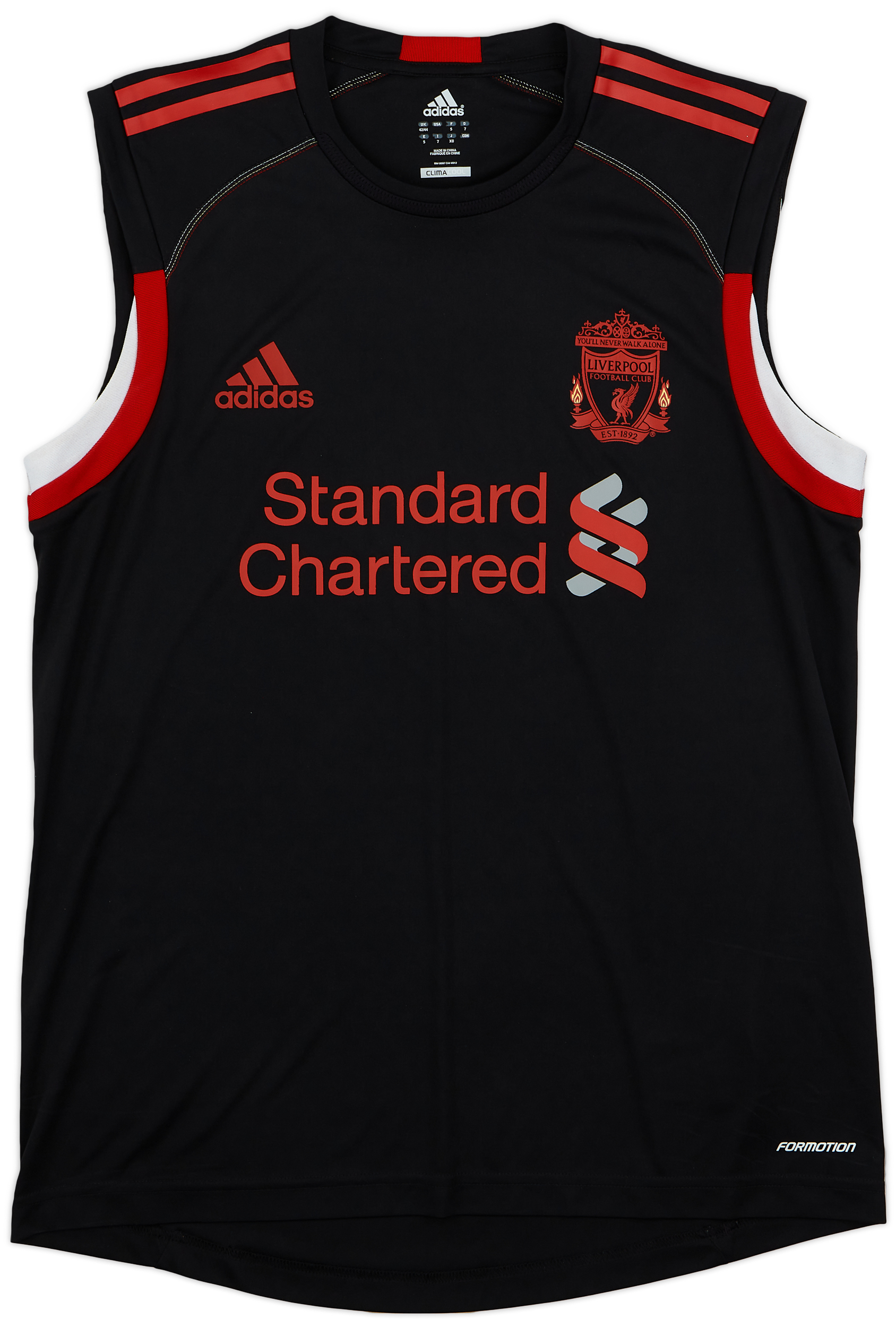 2010-11 Liverpool adidas Formotion Training Vest - 8/10 - (L)