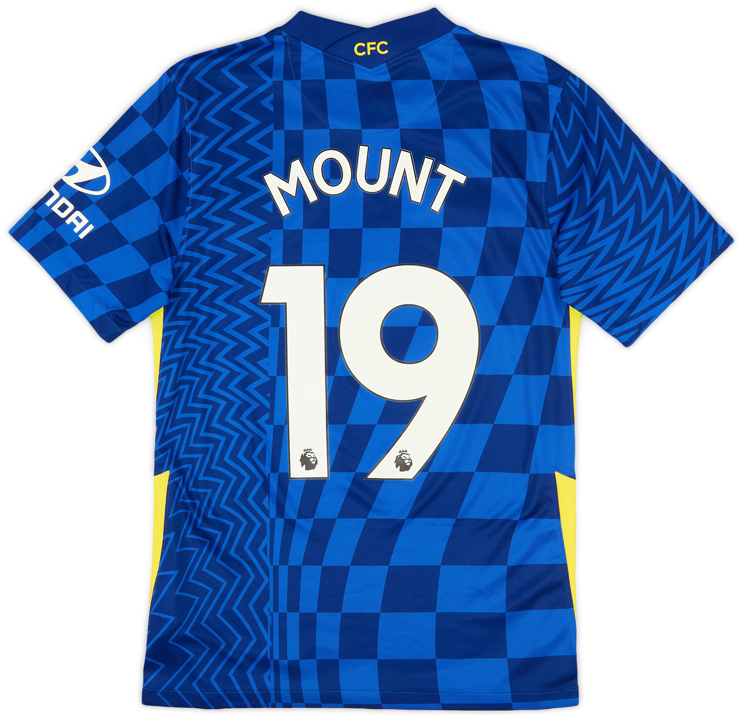 2020-21 Chelsea Home Shirt Mount #19 - 9/10 - (S)