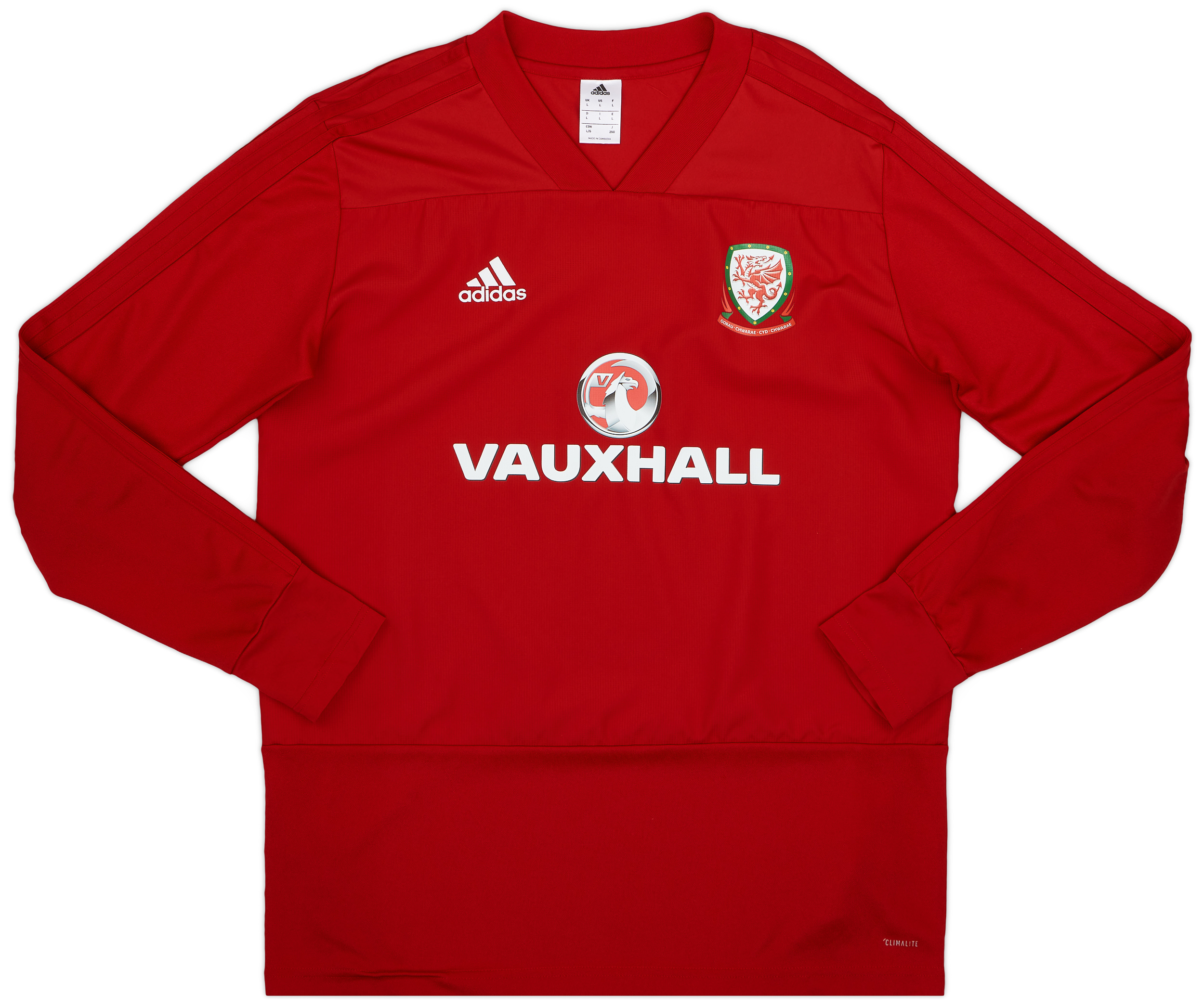2018-19 Wales adidas Training Top - As New - (M)