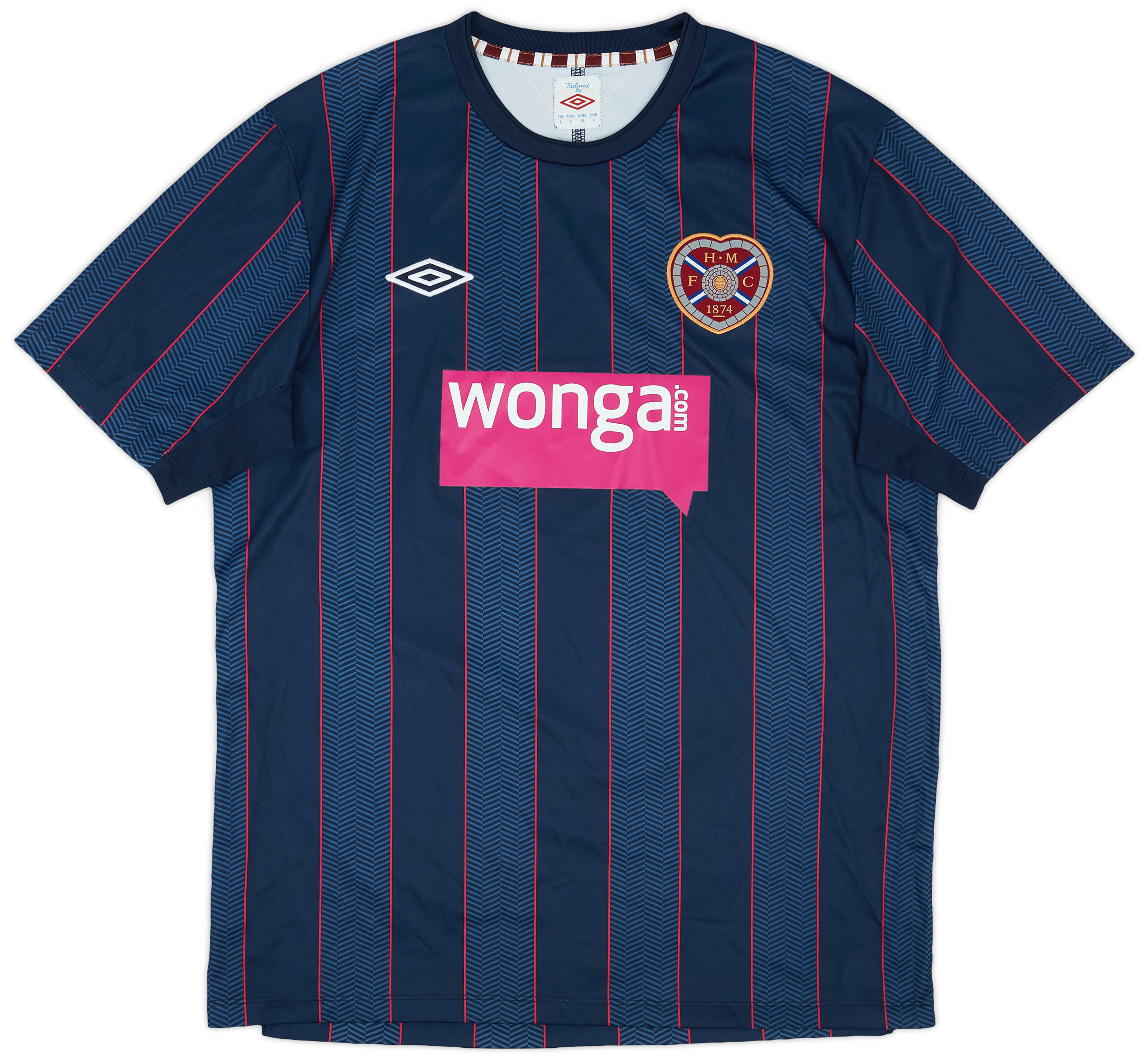 2010-11 Hearts Away Shirt - 8/10 - (L)