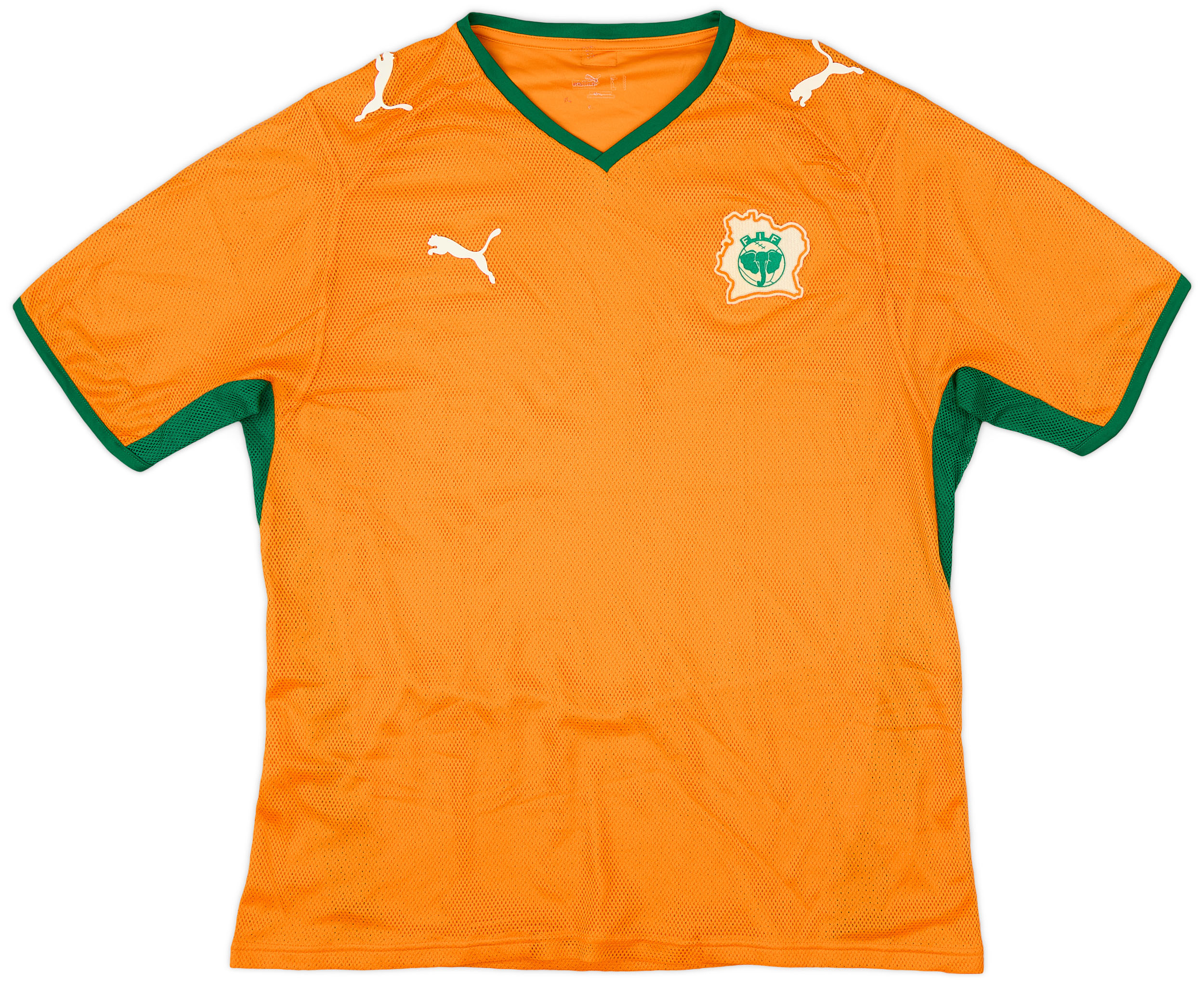2008-10 Ivory Coast Player Issue Home Shirt - 8/10 - (L)