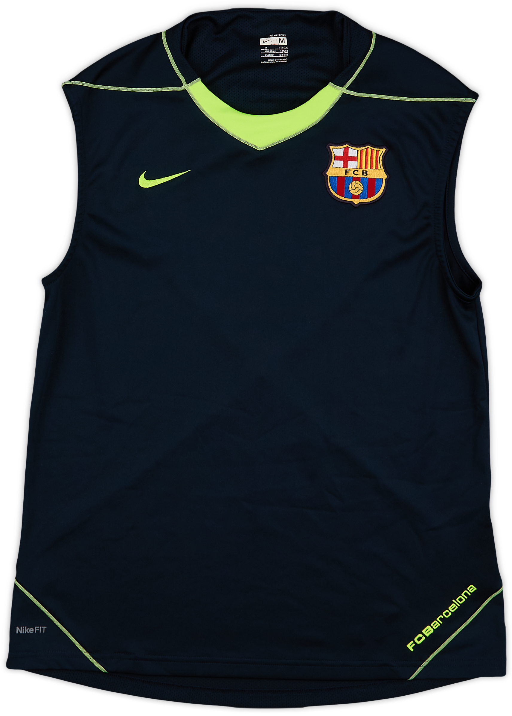 2007-08 Barcelona Nike Training Vest - 8/10 - (M)