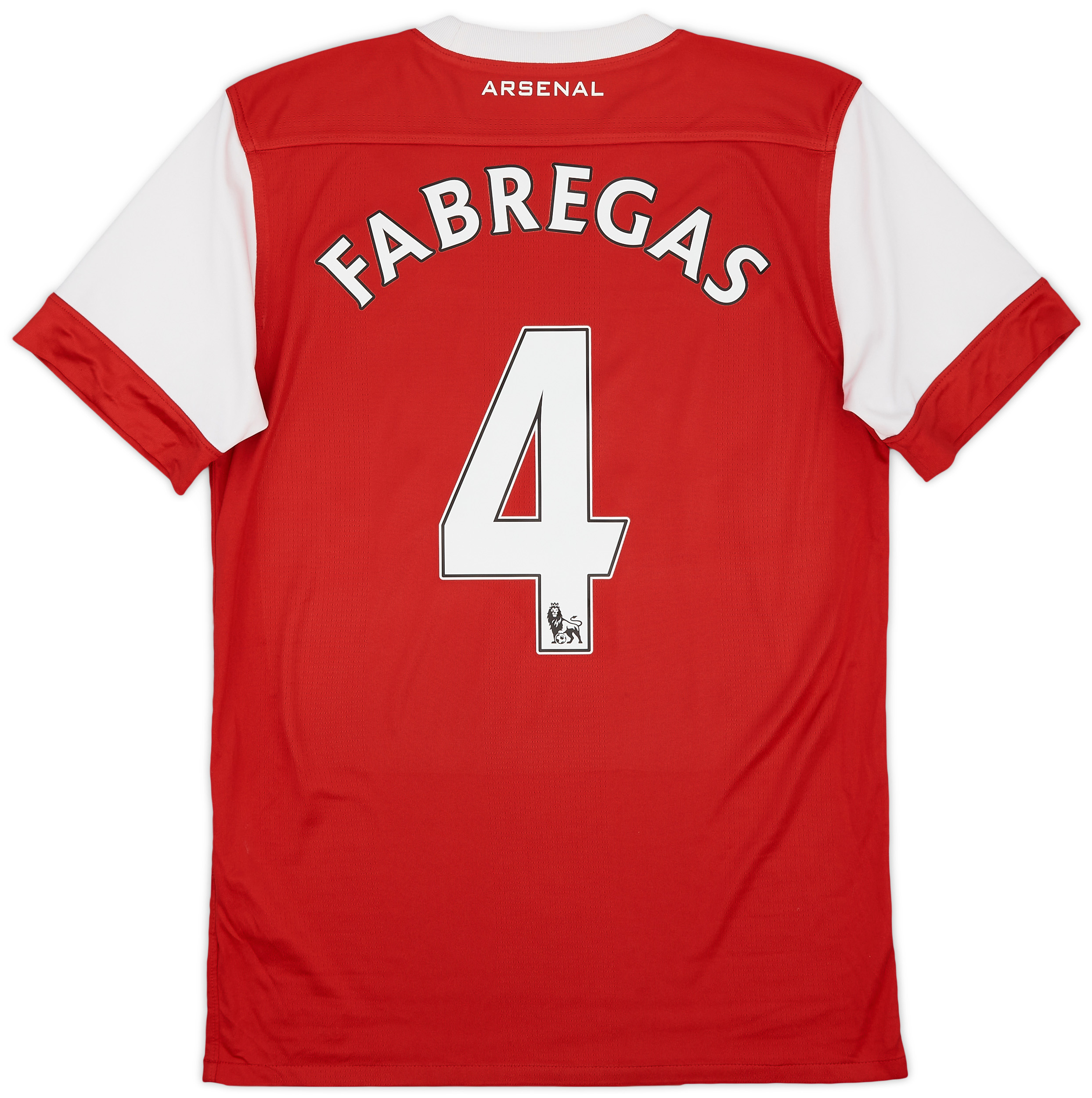 2010-11 Arsenal Home Shirt Fabregas #4 - 5/10 - (S)