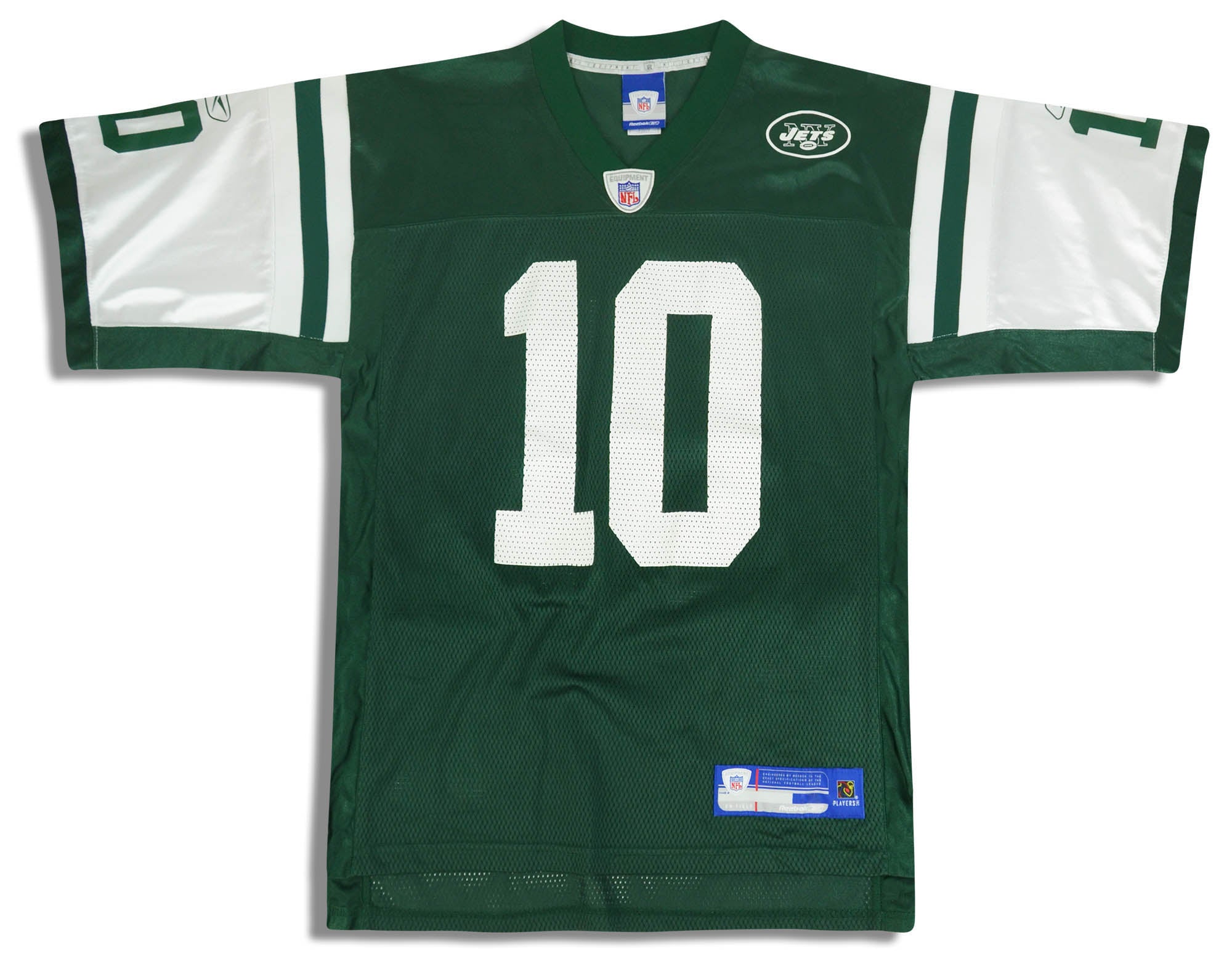 2005-06 New York Jets Pennington #10 Reebok On Field Jersey (Home) Y