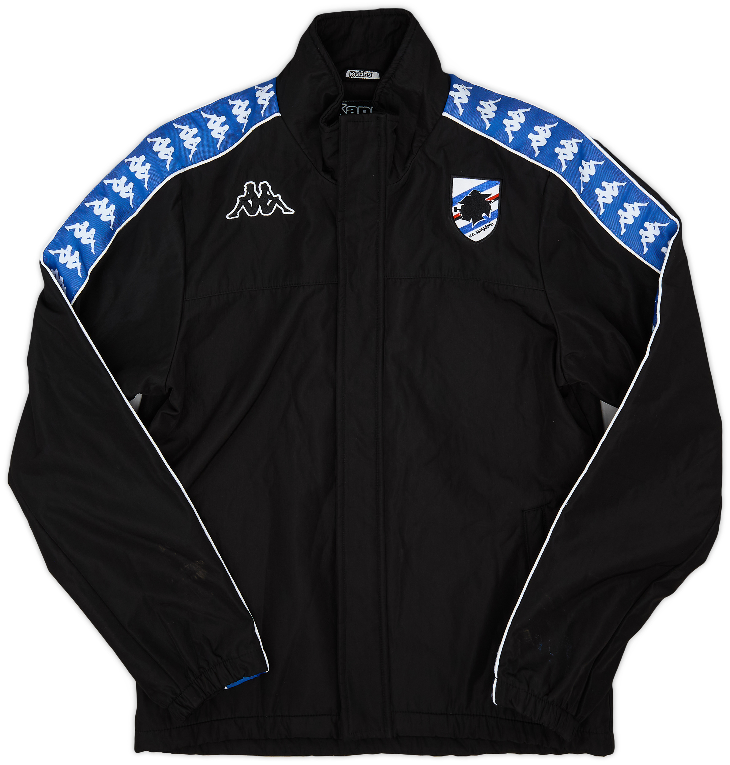 2000s Sampdoria Kappa Padded Rain Jacket - 9/10 - (M)
