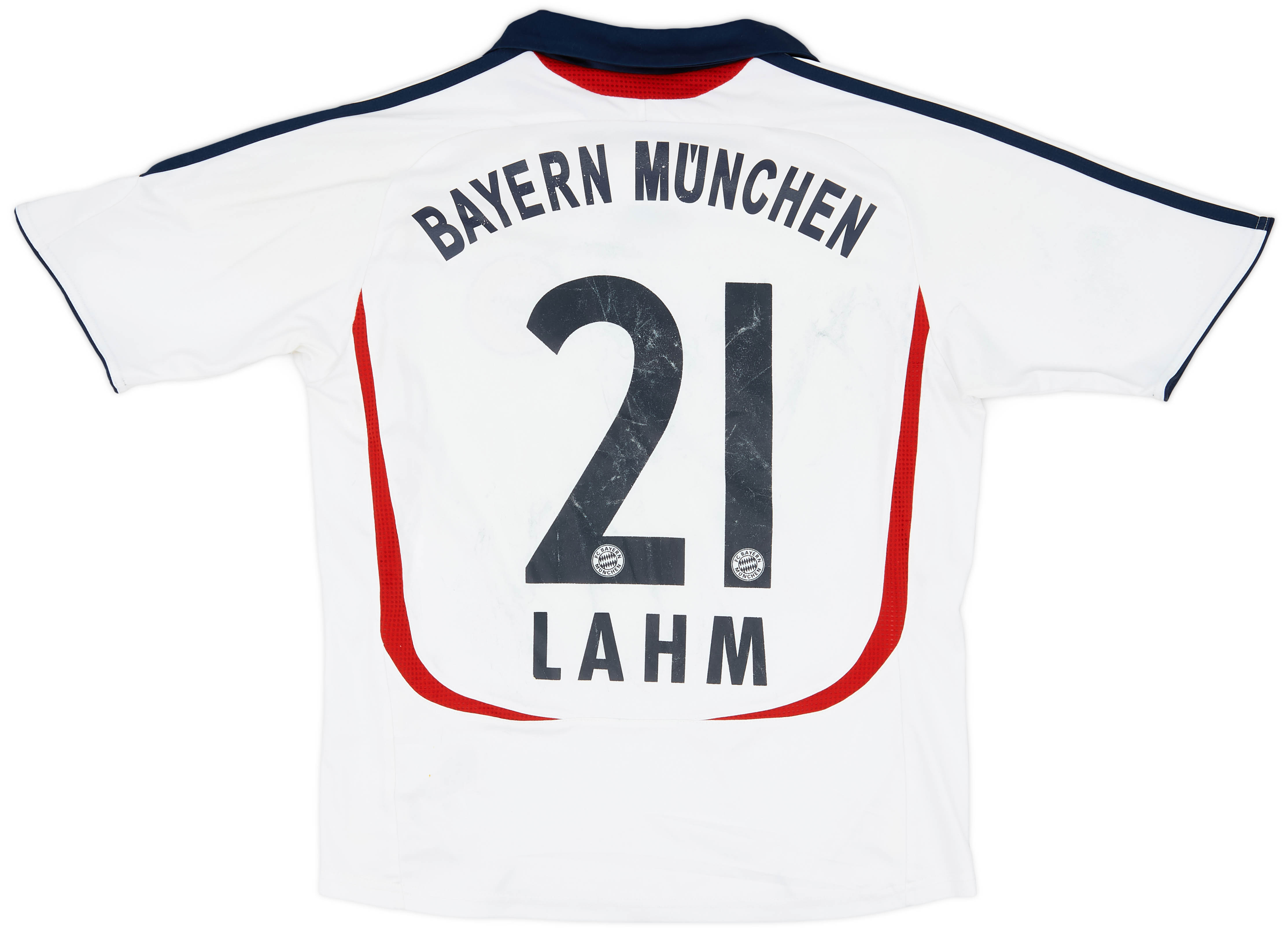 2006-07 Bayern Munich Away Shirt Lahm #21 - 3/10 - (L.Boys)