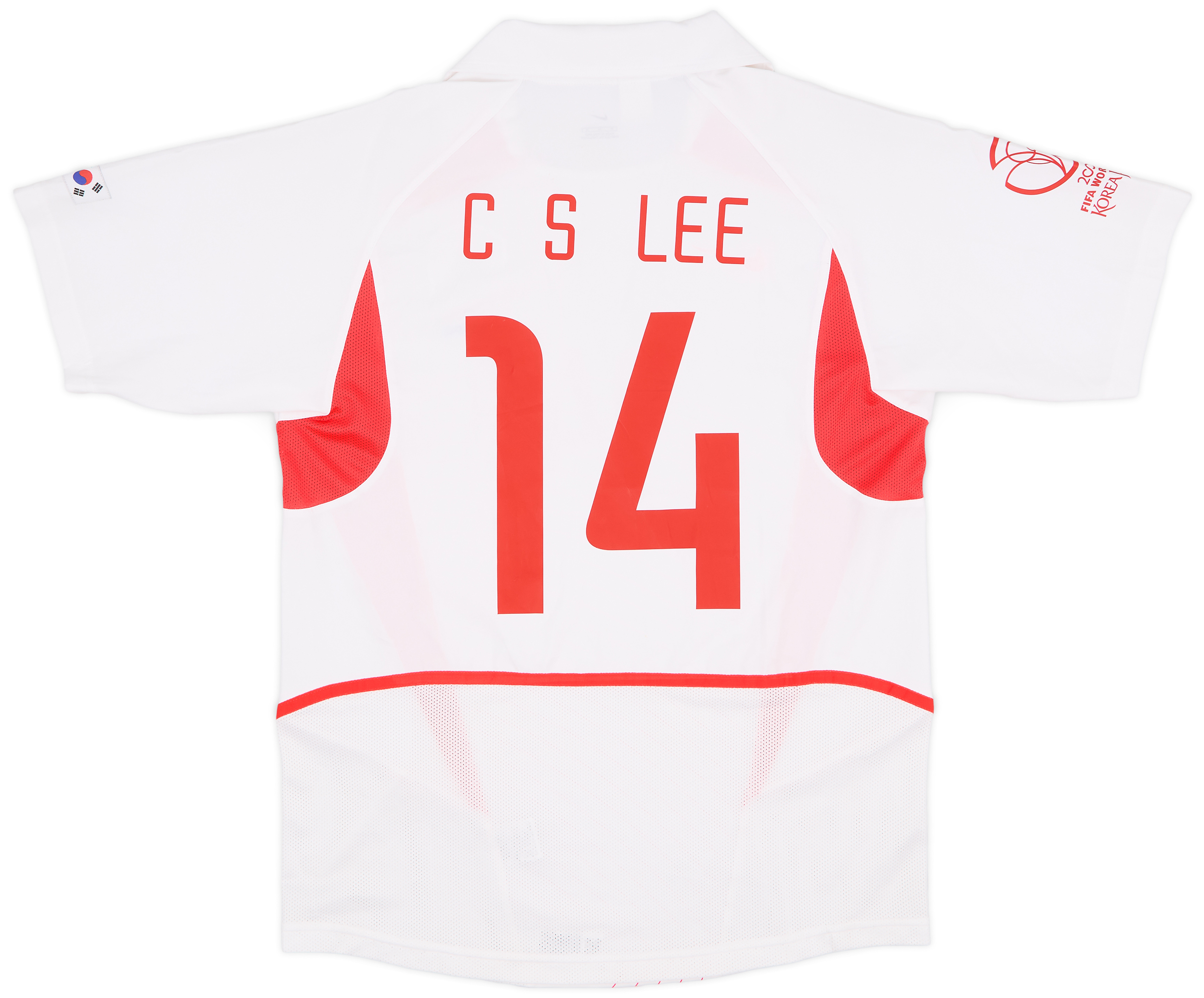 2002-03 South Korea Player Issue Away Shirt C S Lee #14 - 9/10 - (M) 2002-03 South Korea Player Issue Away Shirt C S Lee #14 - 9/10 - (M)