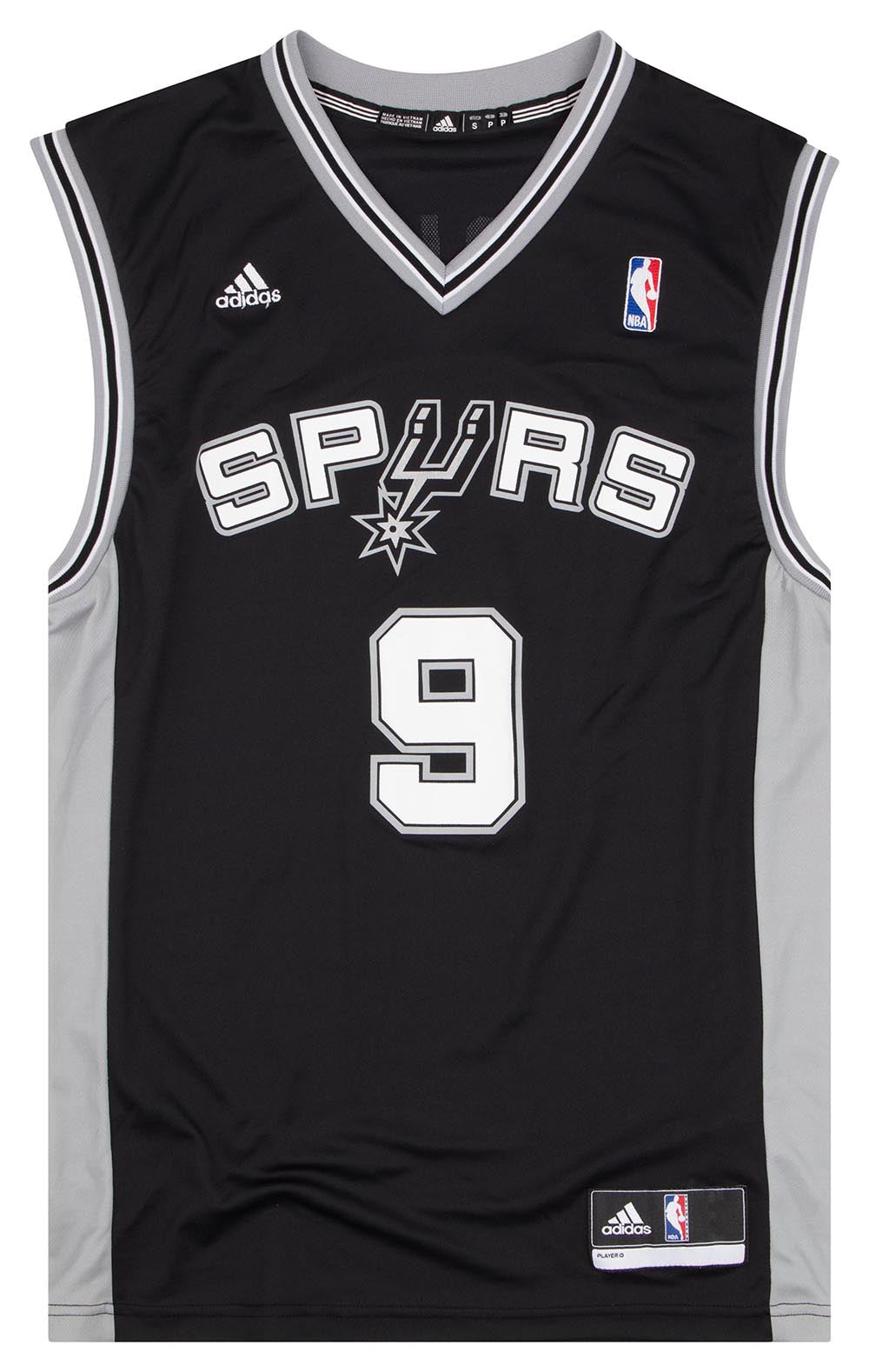 2010-14 San Antonio Spurs Parker #9 adidas Jersey (Away) S