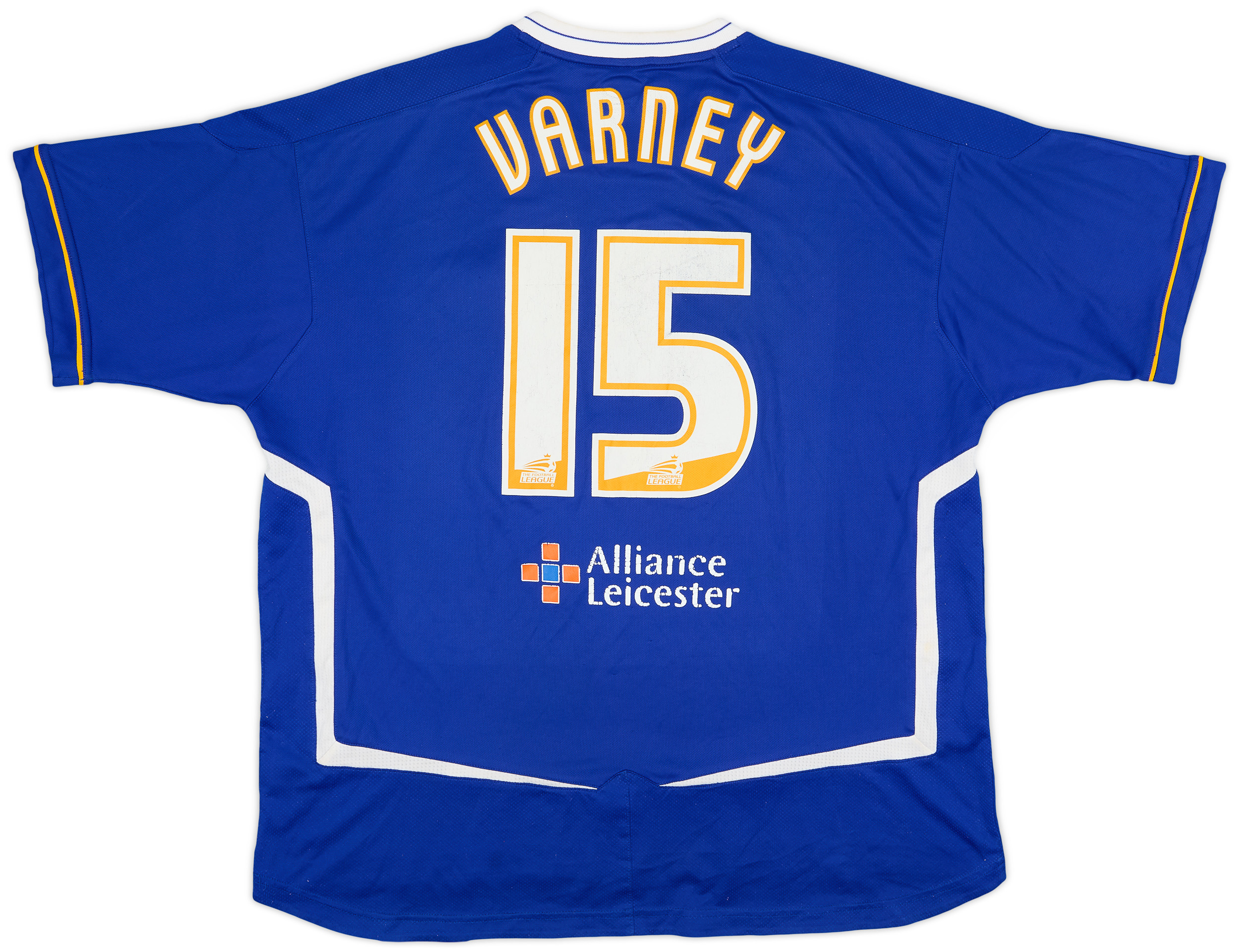 2005-06 Leicester Home Shirt Varney #15 - 6/10 - (XL)