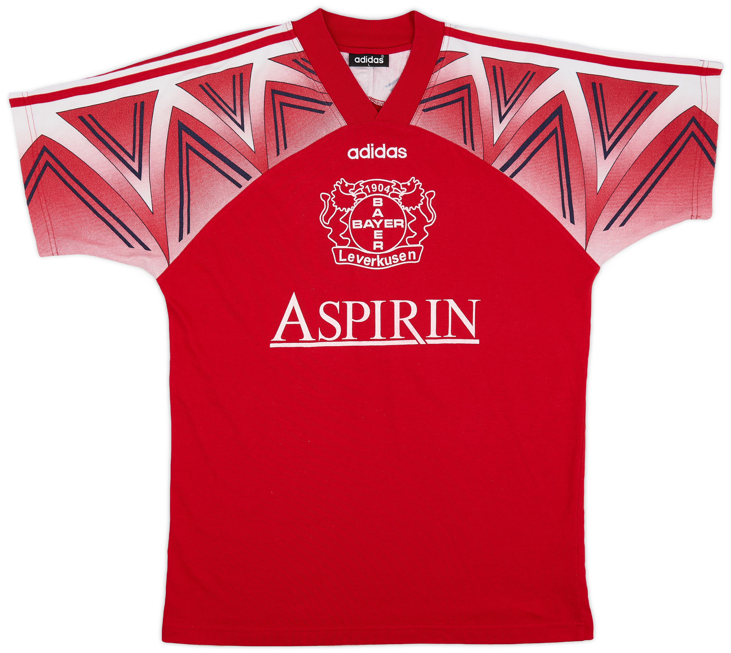 1997-98 Bayer Leverkusen adidas Training Shirt #10 - 8/10 - (L)