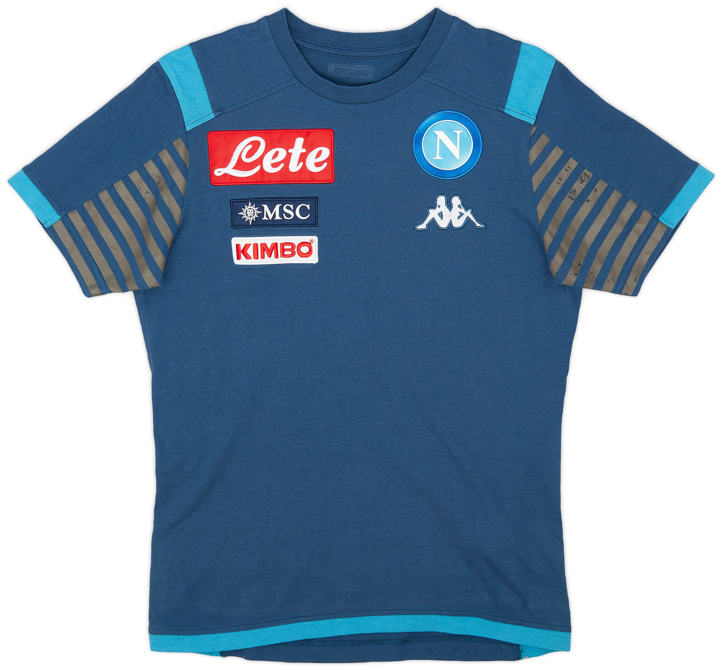 2019-20 Napoli Kappa Training Shirt - 7/10 - (L.Boys)