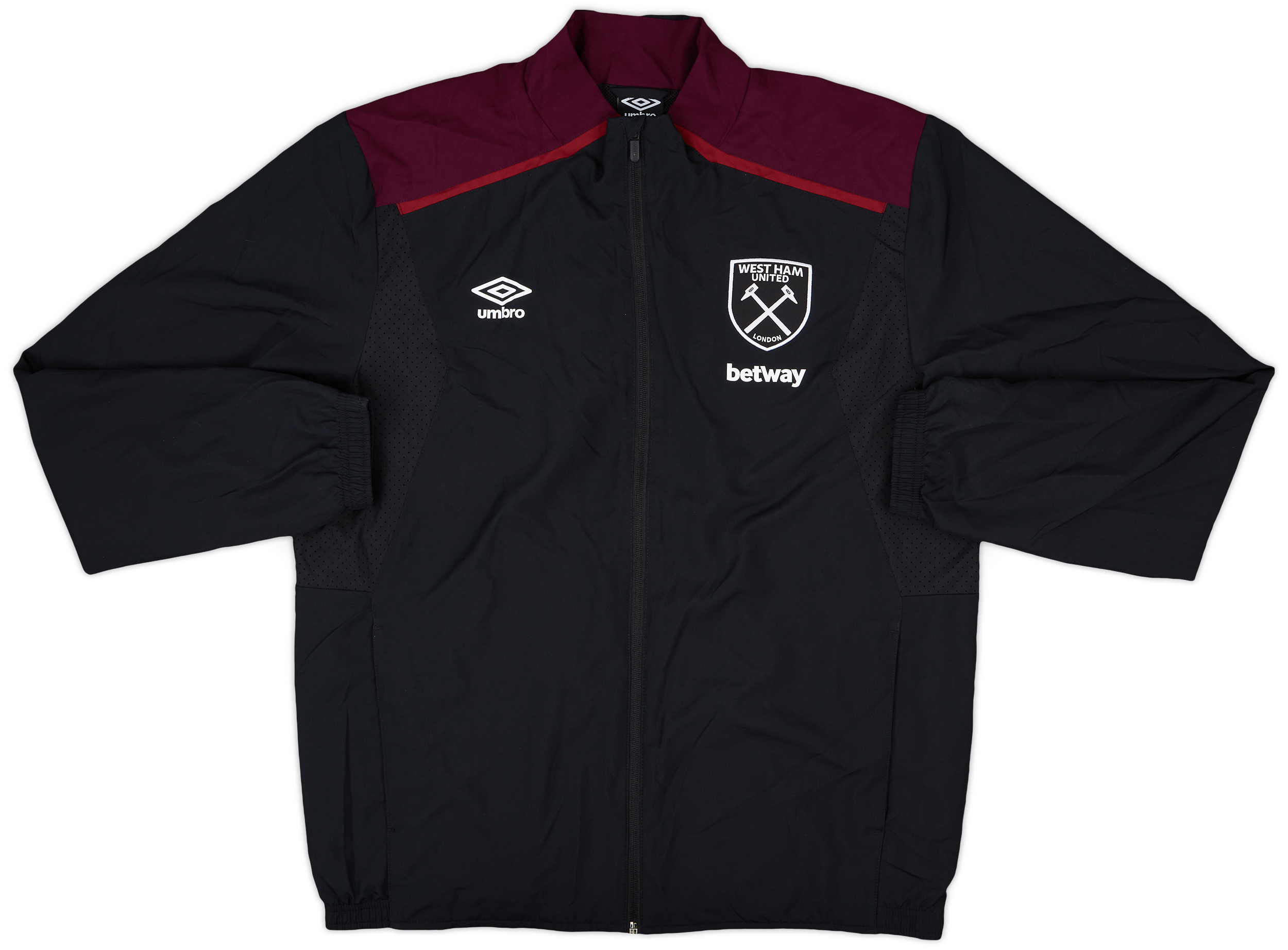2017-19 West Ham Umbro Track Jacket - 8/10 - (XL)