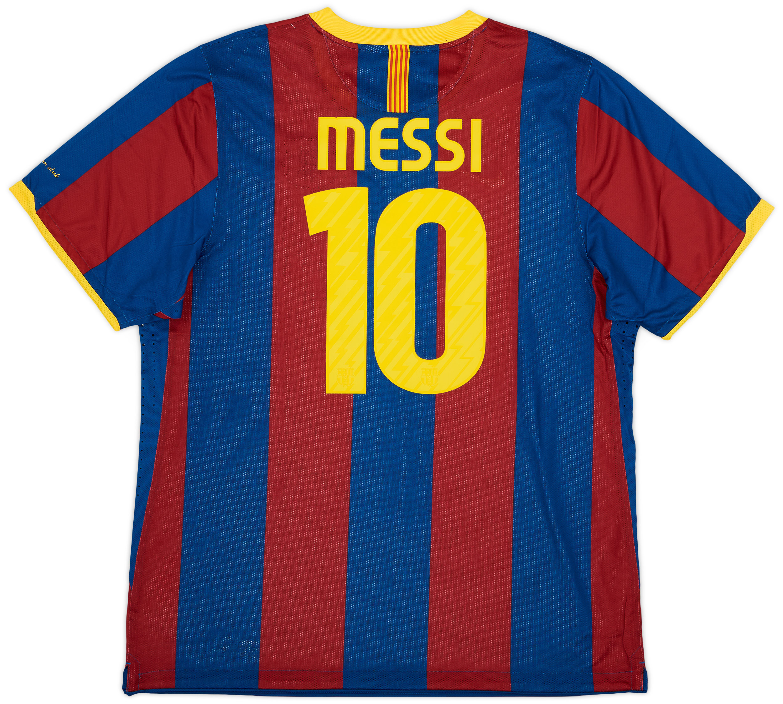 2010-11 Barcelona Authentic Home Shirt Messi #10 - 8/10 - (XXL)
