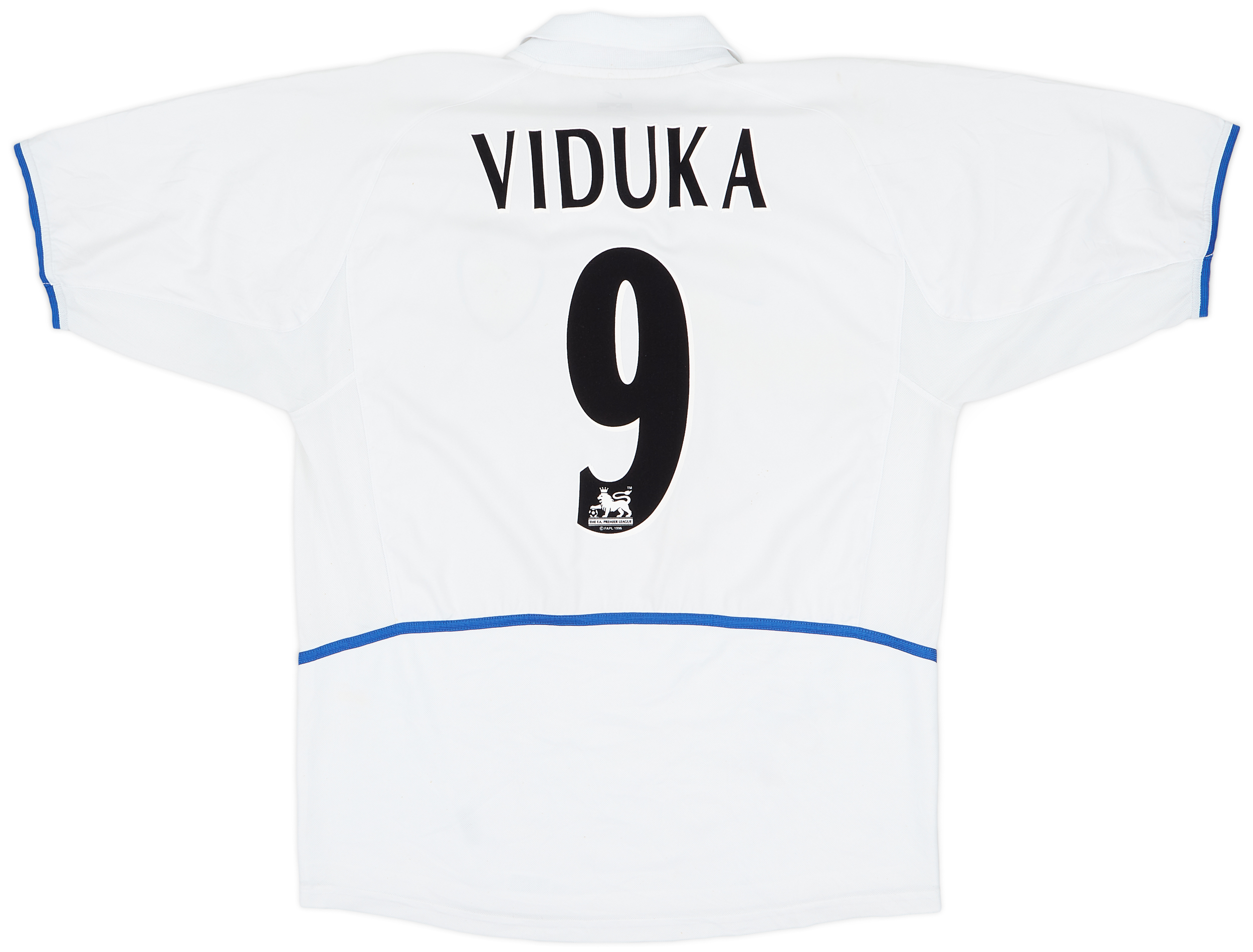 2002-03 Leeds United Home Shirt Viduka #9 - 5/10 - (L)
