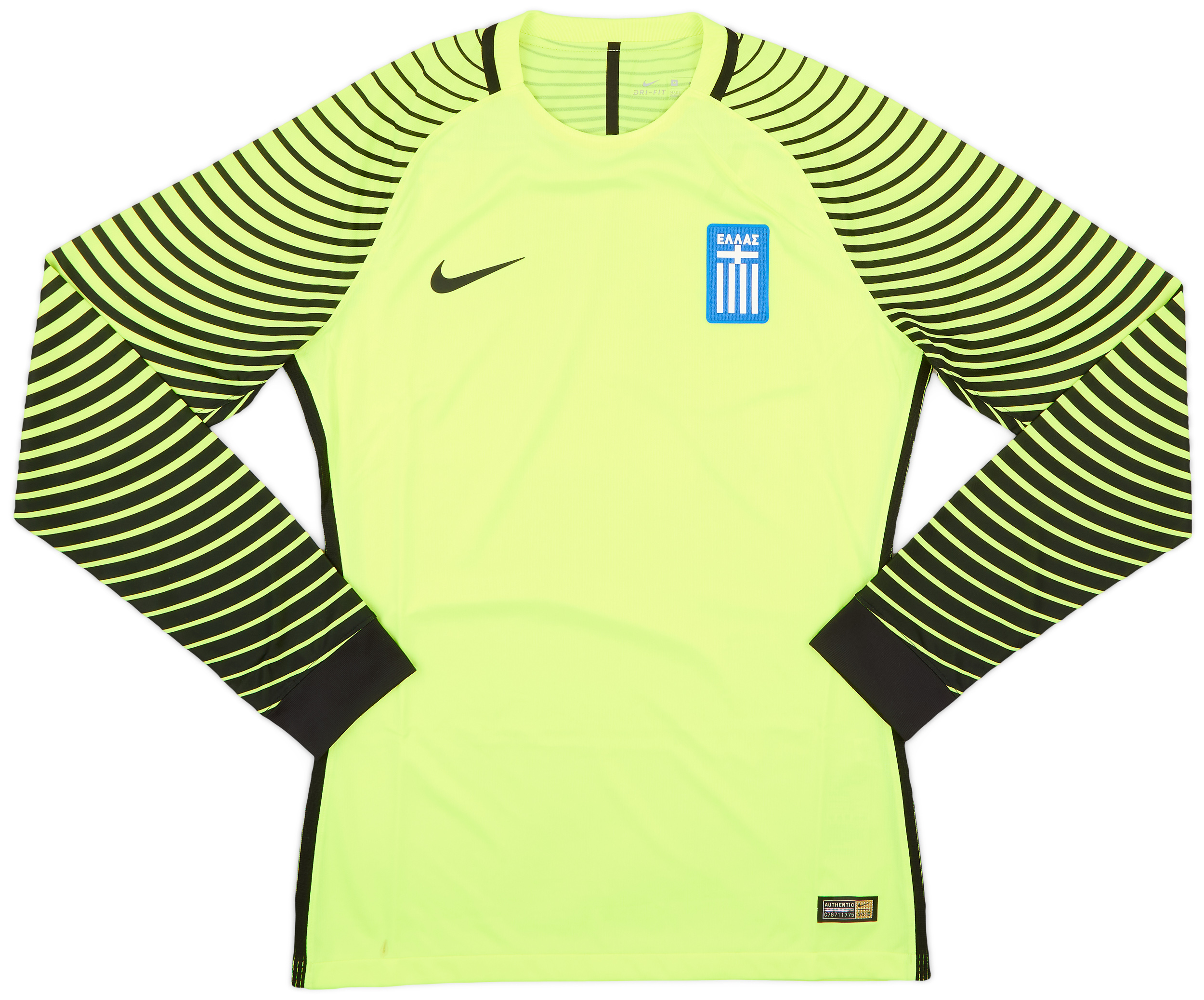 2016-17 Greece Authentic GK Shirt - 5/10 - (M)