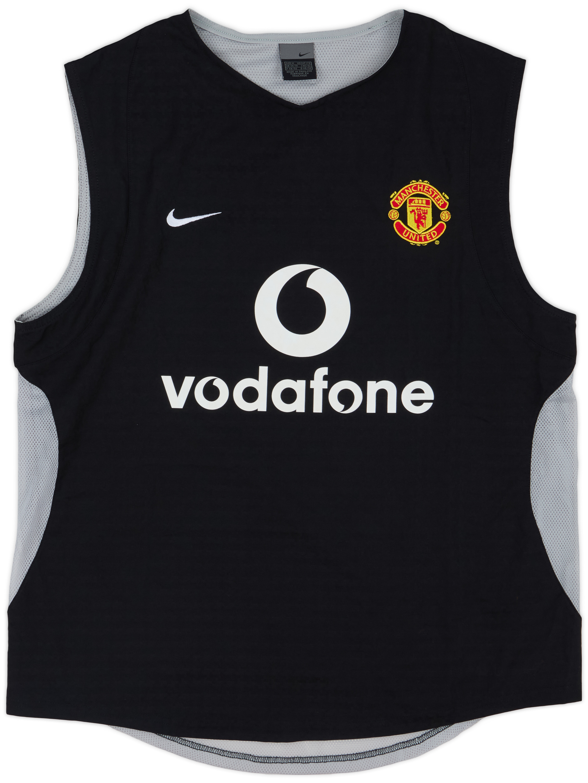 2003-04 Manchester United Player Issue Nike Training Vest - 6/10 - (M)