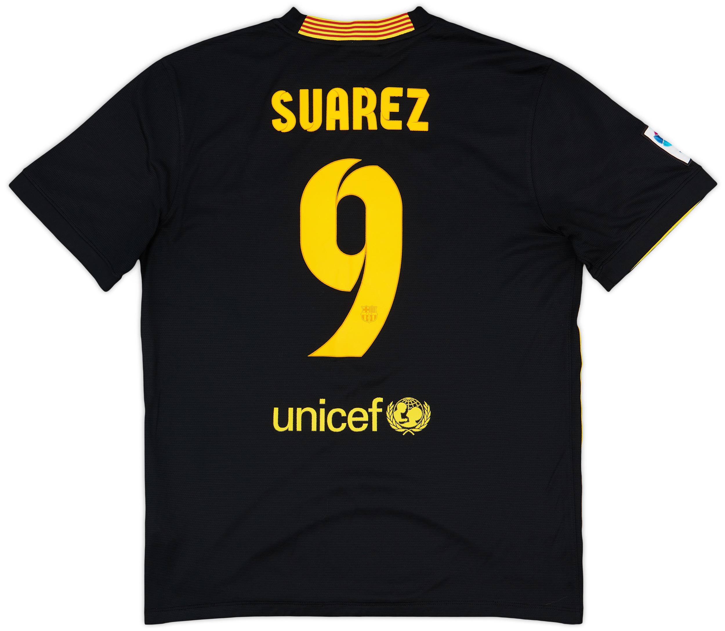 2013-14 Barcelona Third Shirt Suarez #9 - 8/10 - (L)