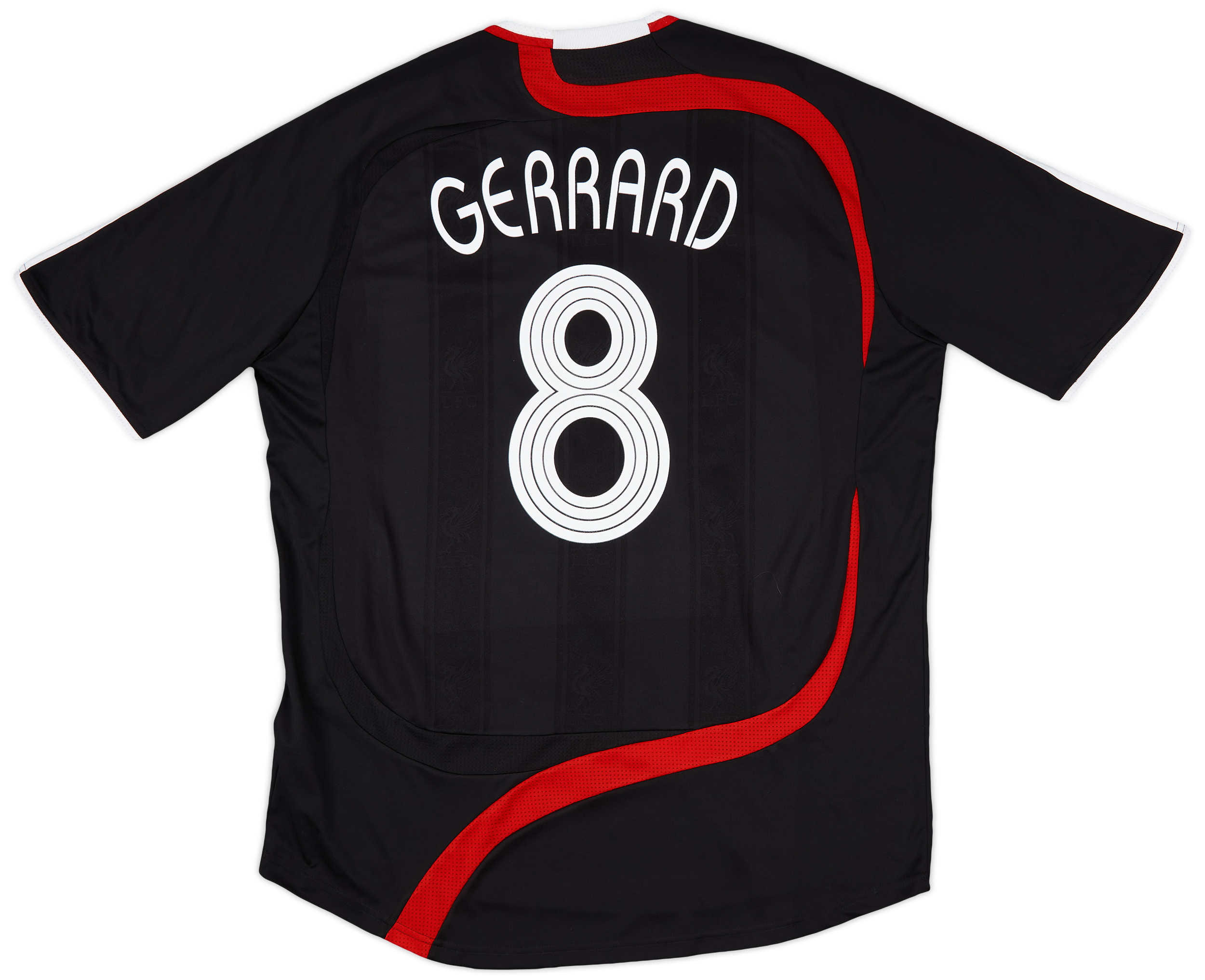 2007-08 Liverpool Third Shirt Gerrard #8 - 6/10 - (XL)