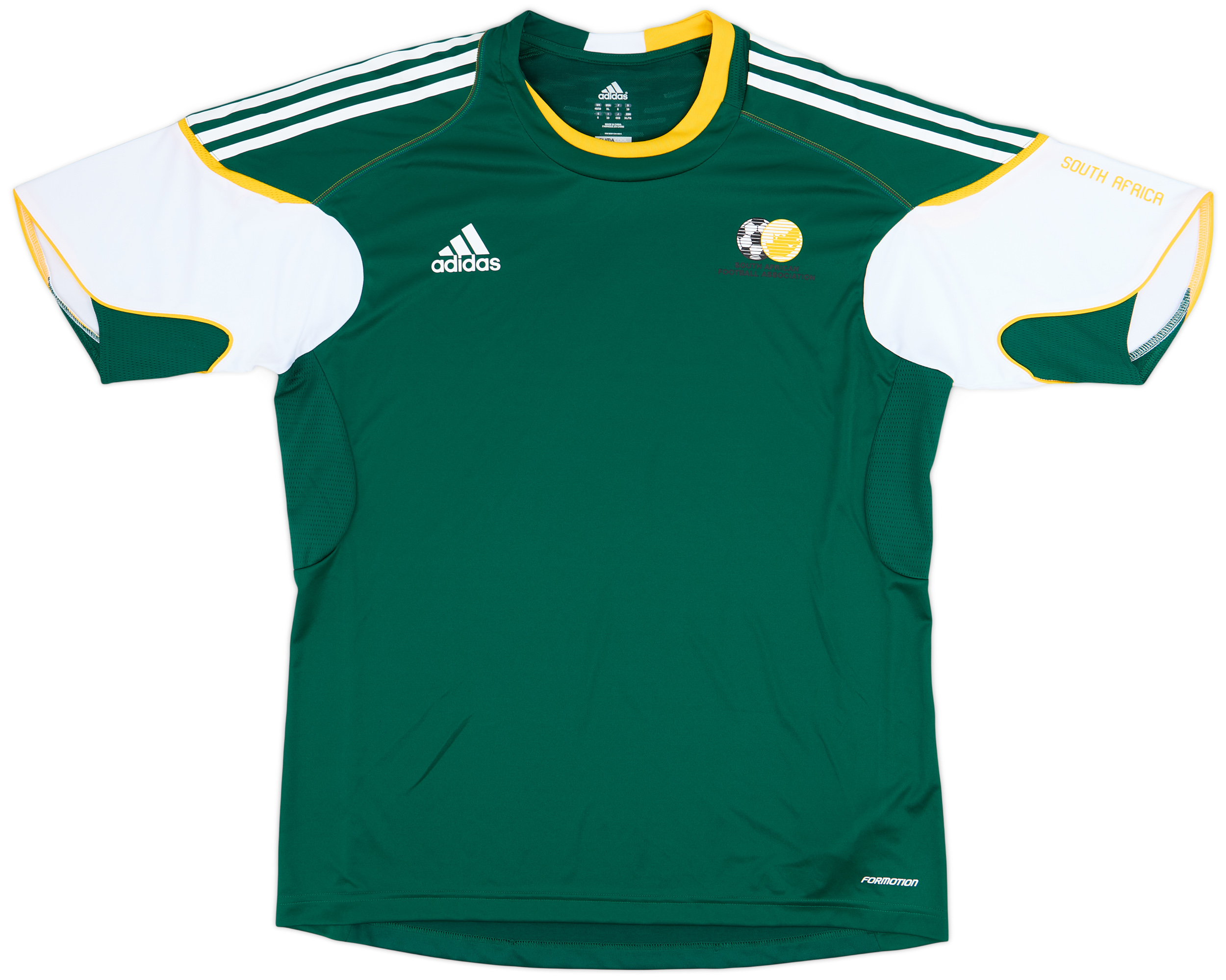 2010-11 South Africa Formotion adidas Training Shirt - 9/10 - (XXL)