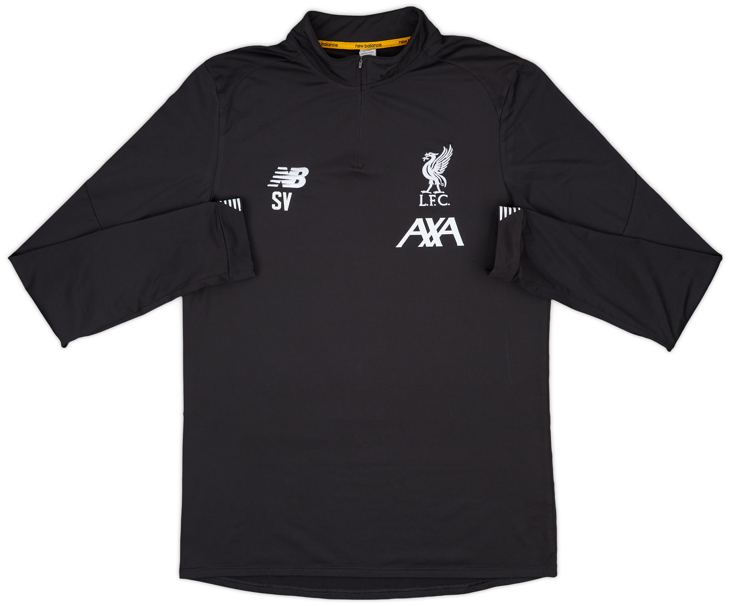 2019-20 Liverpool Staff Issue New Balance 1/4 Zip Training Top SV - 7/ ...