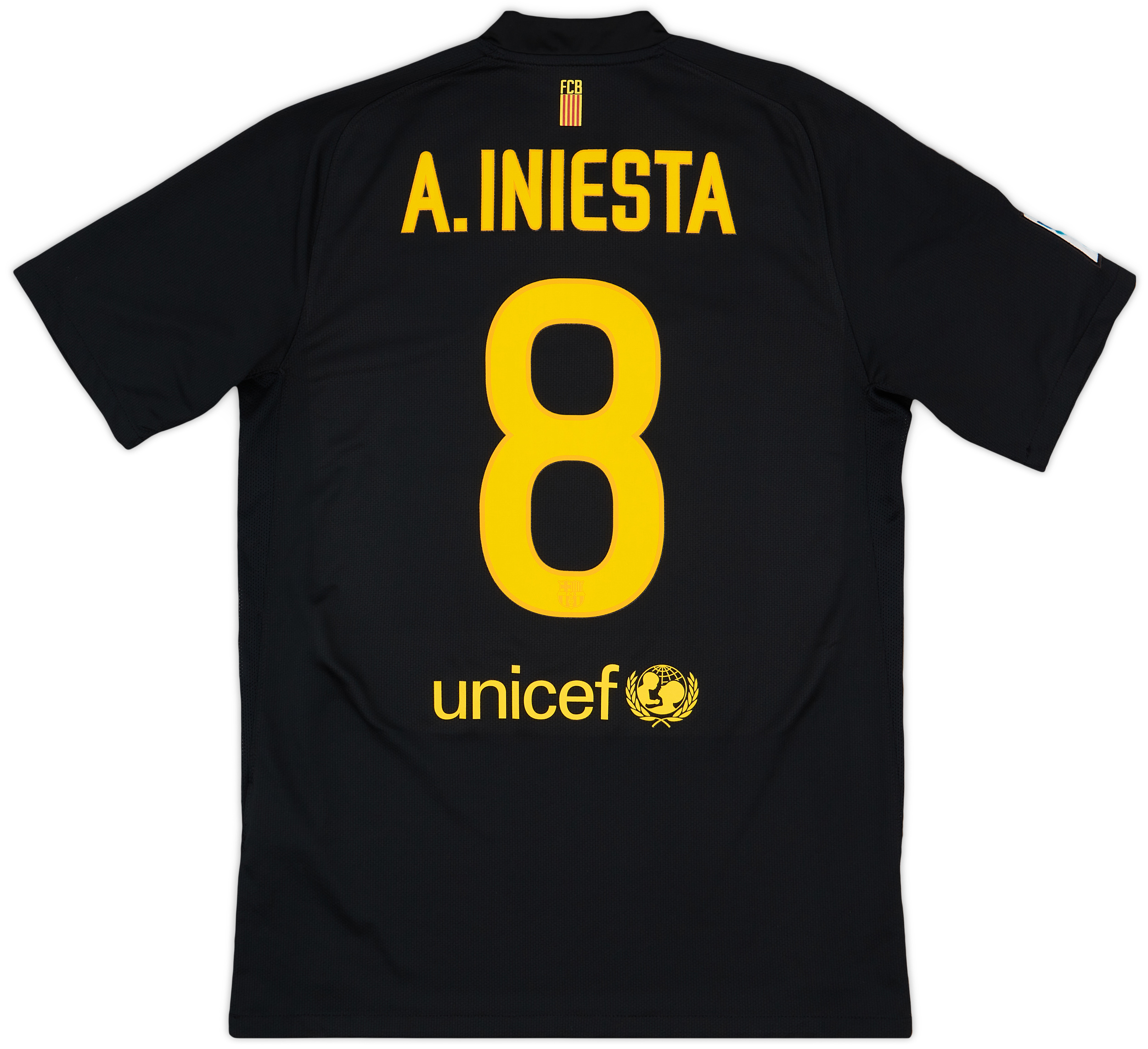 2011-12 Barcelona Away Shirt A.Iniesta #8 - 9/10 - (M)